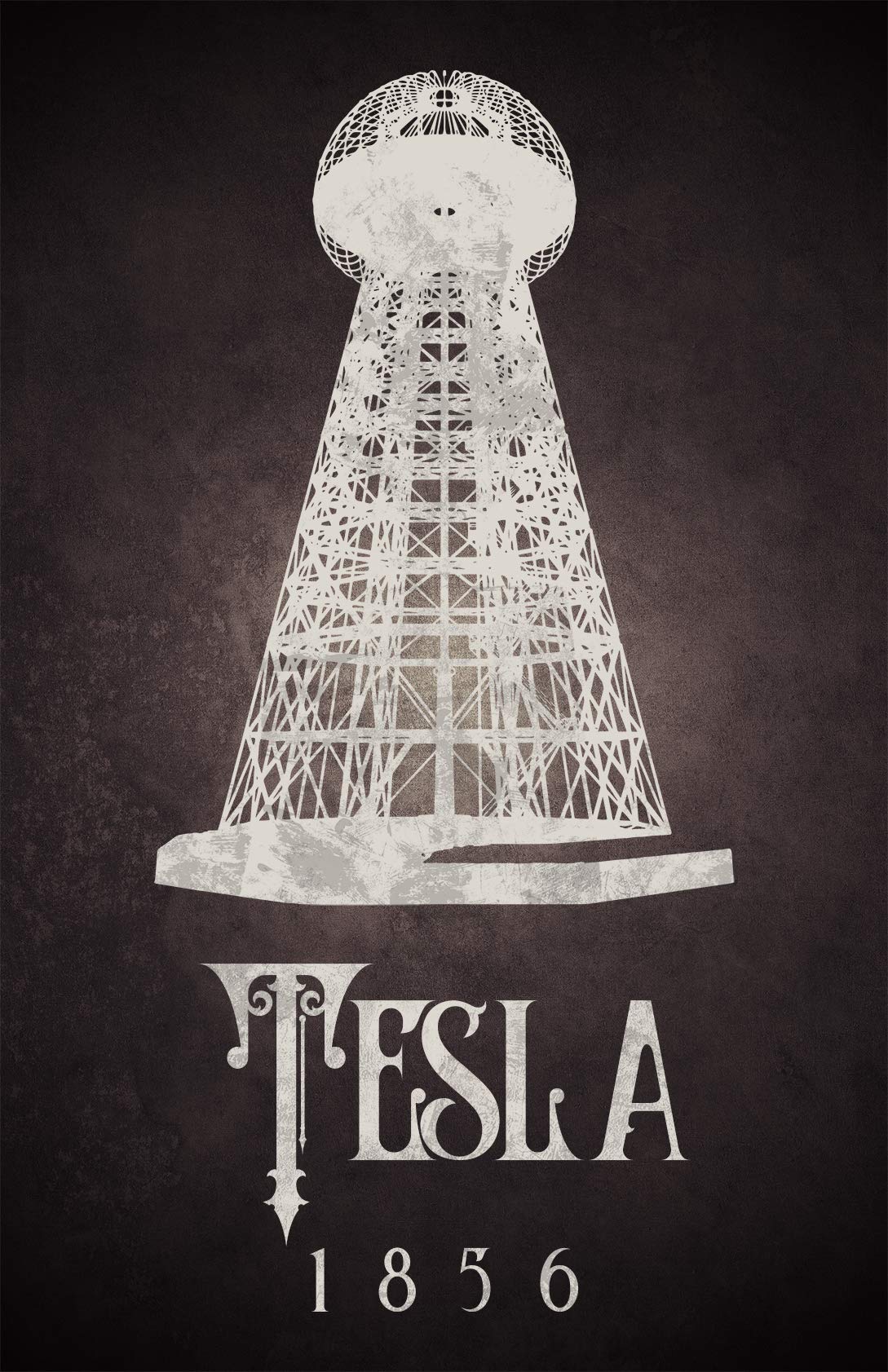 Amazon.com: EvolveFISH Nikola Tesla Science Poster - [11'' x 17 ...