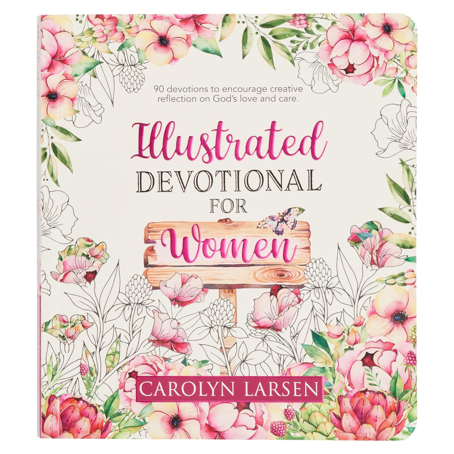Amazon.com: Illustrated Devotional for Women, 90 Devotions to Encourage ...