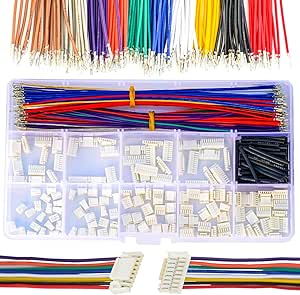 Amazon.com: Tcenofoxy Mini Micro JST Cable Connector Assortment Kit, Compatible with JST-GH 1.25 ...
