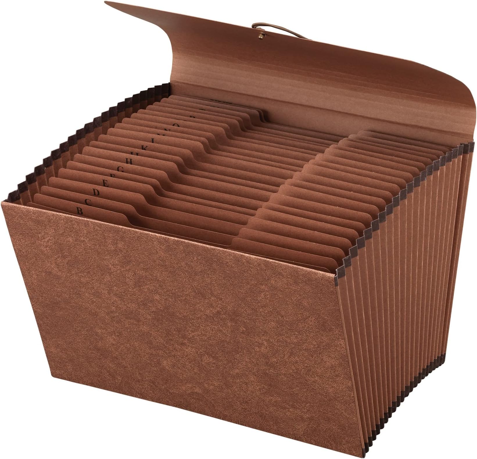 Amazon.com : Office Depot® Brand Faux Leather Expanding File, A-Z, 21 ...