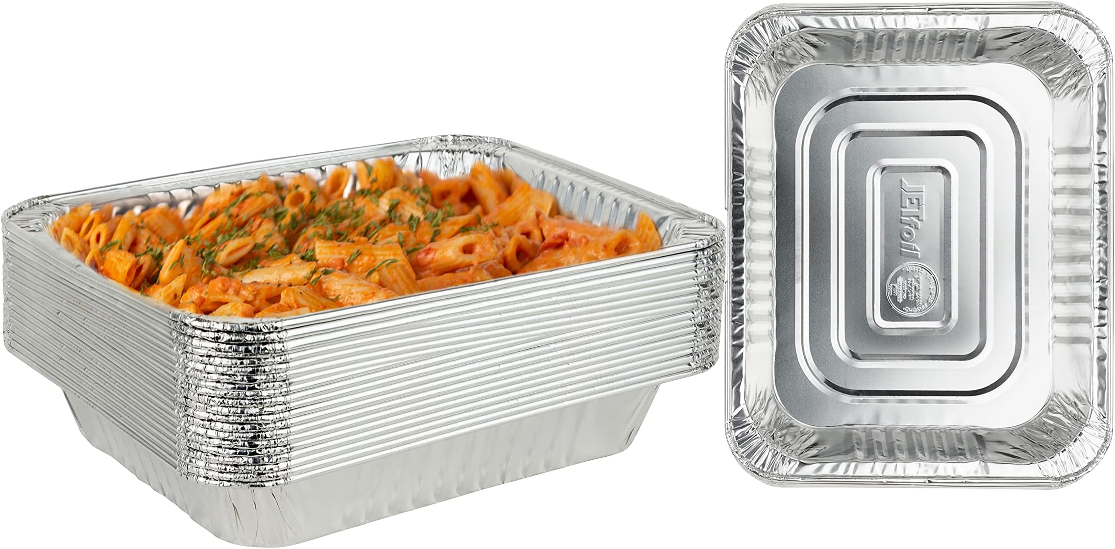 Amazon.com: Jetfoil Aluminum Foil Steam Table Pans, Half Size Deep ...