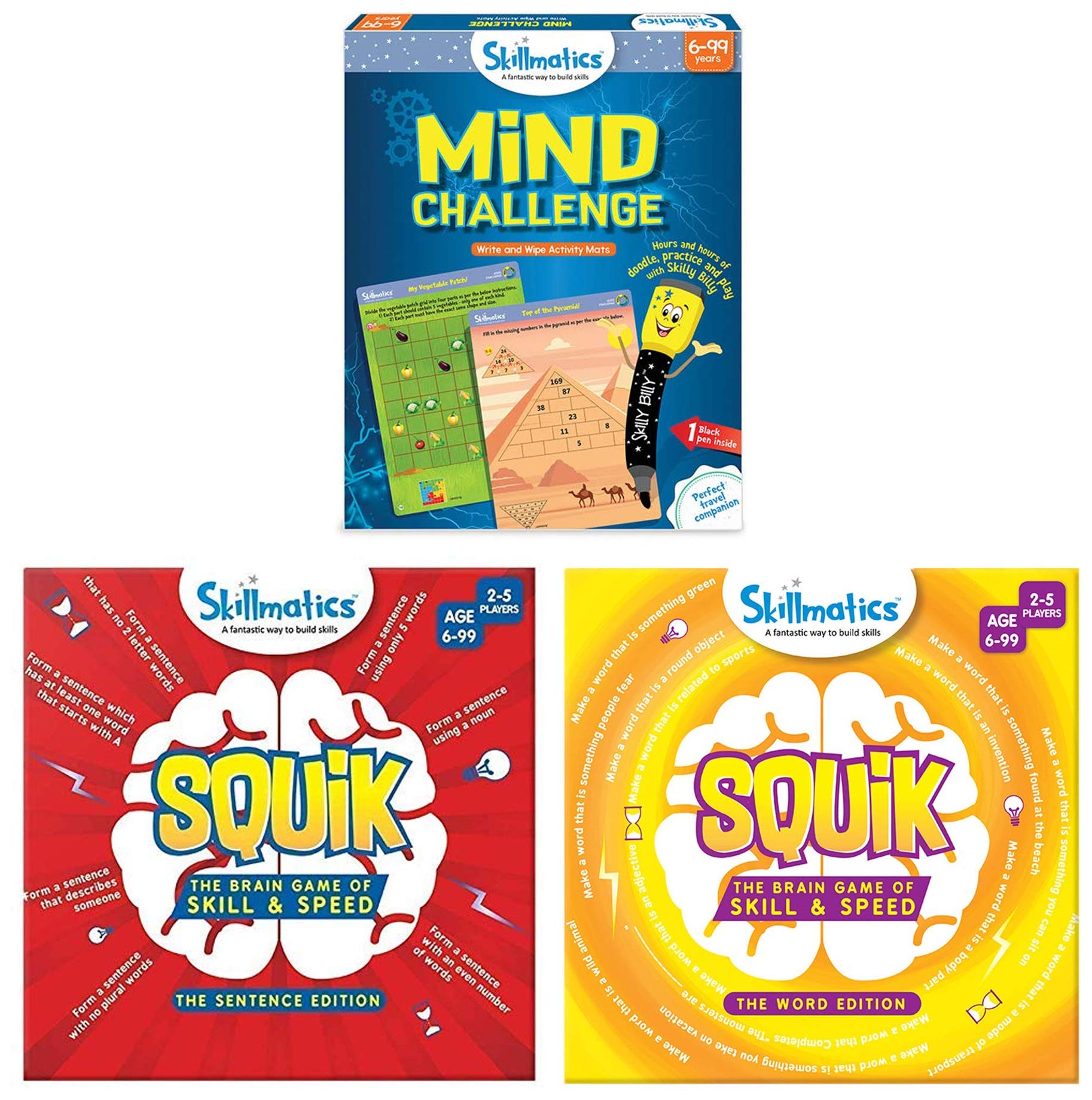 Buy Skillmatics|Squik: The Brain Game of Skill and Speed - Word Edition ...