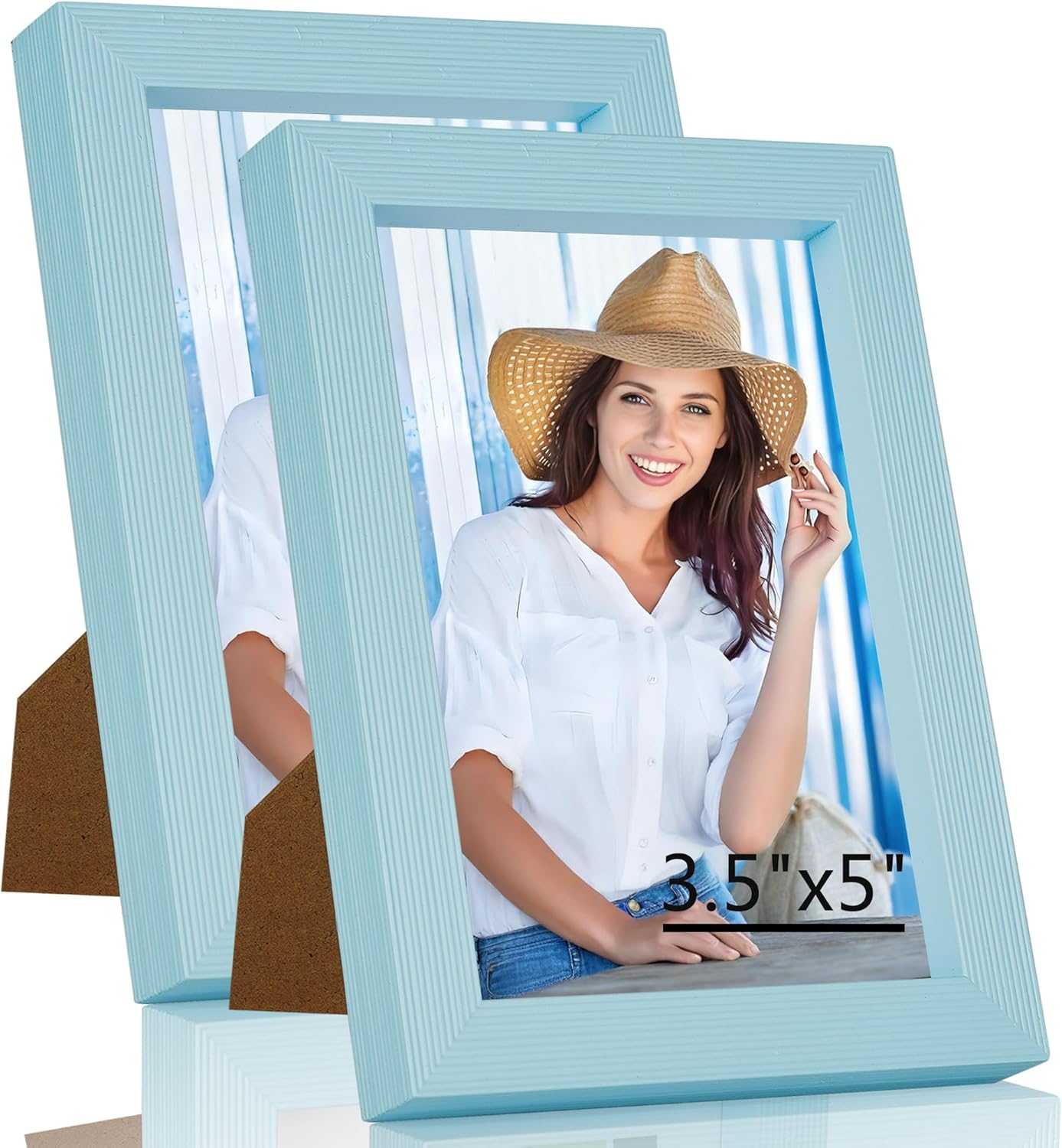 Amazon.com - WTAQR 3.5x5 Picture Frame for Wall Hanging or Tabletop ...