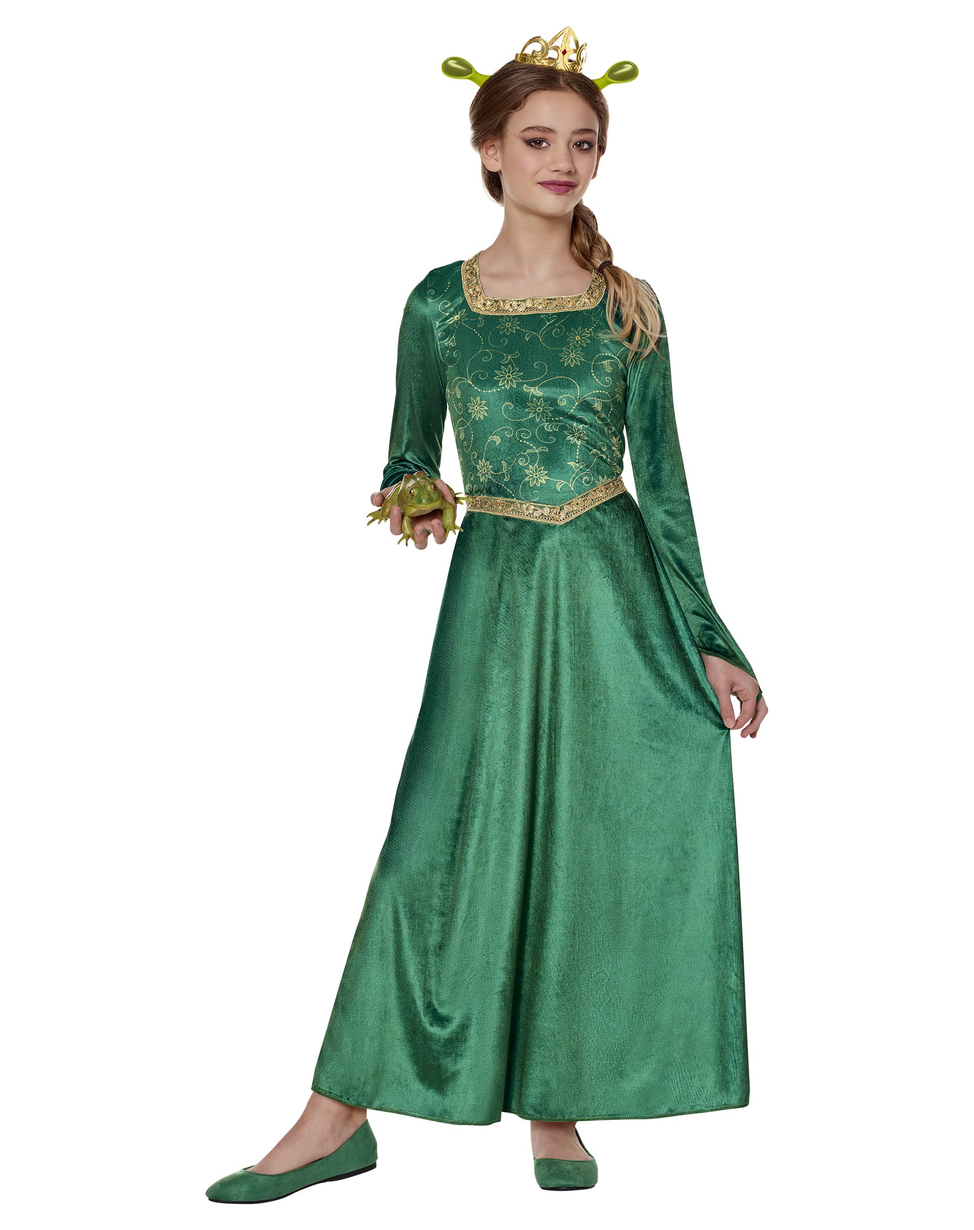 Spirit Halloween Shrek Kids Fiona Dress Costume Officially Licensed ...
