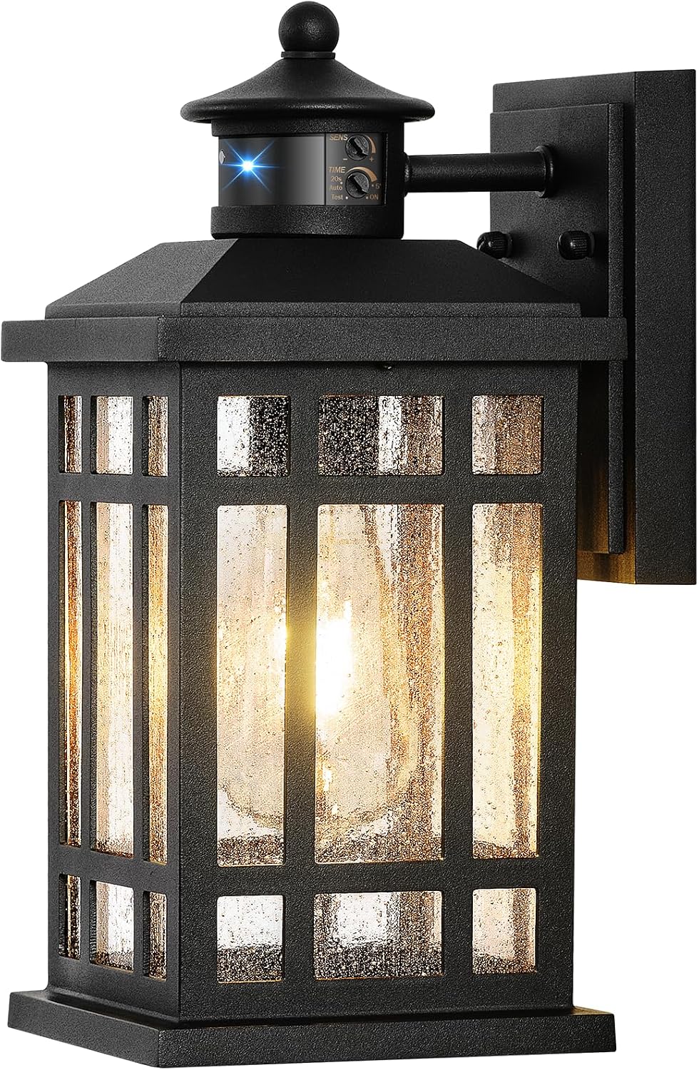 OPAXIS Motion Sensor Outdoor Wall Light, Adjustable Sensing Range ...