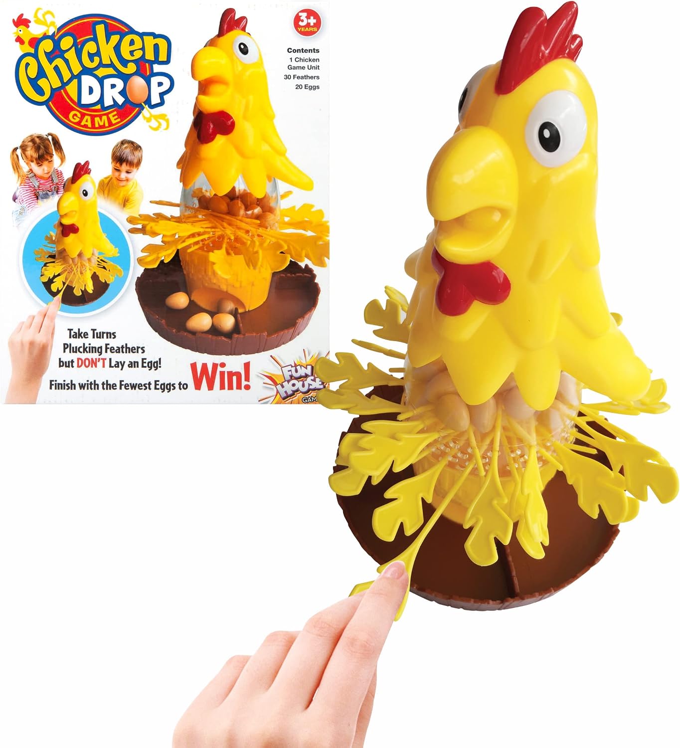VFM - Family Game - Crazy Chicken Plucking Drop Game - Hilarious ...