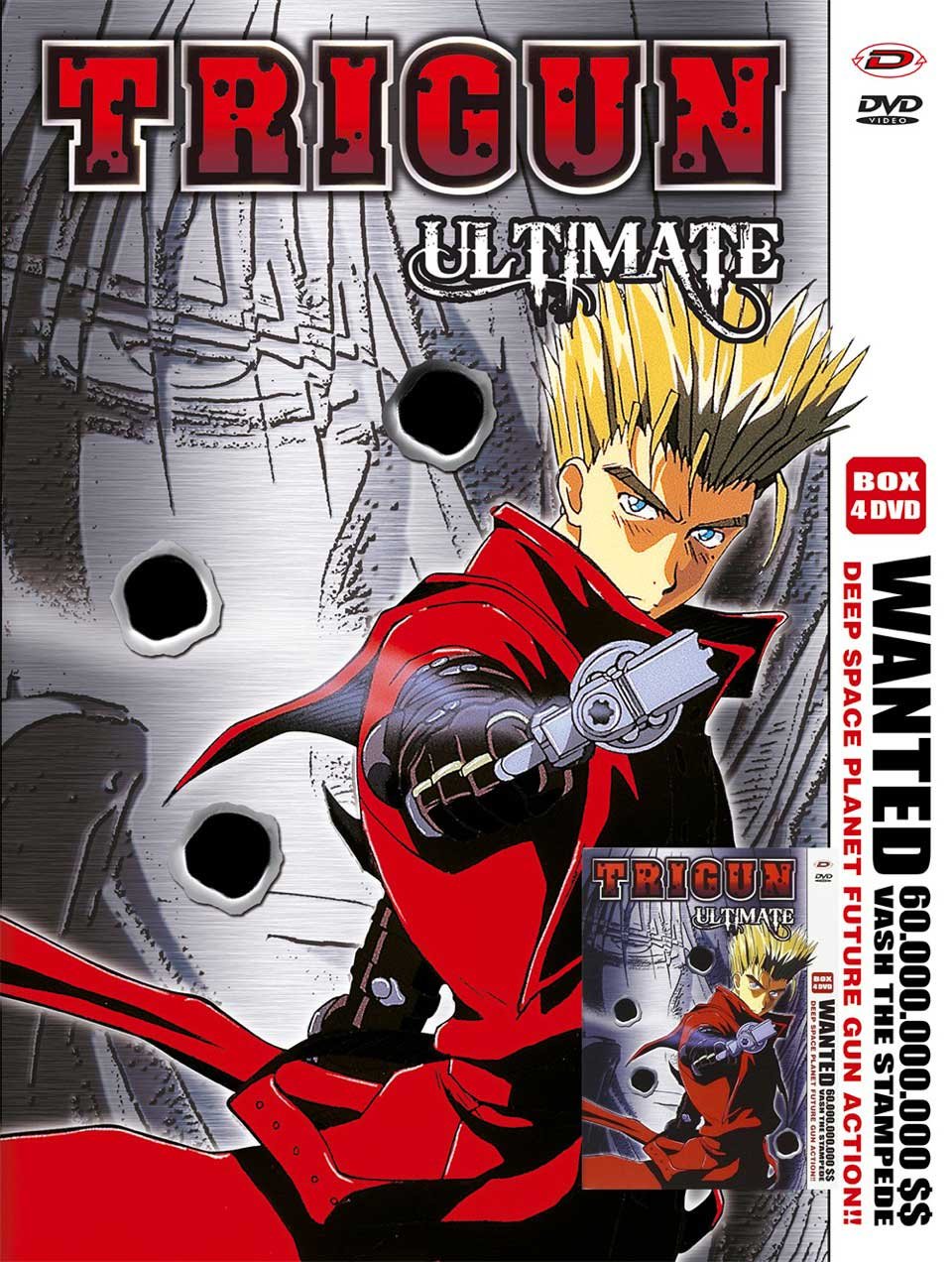 Amazon.com: Trigun Ultimate Edition Box (Eps 01-26) (4 Dvd) [Italian Edition] : Movies & TV