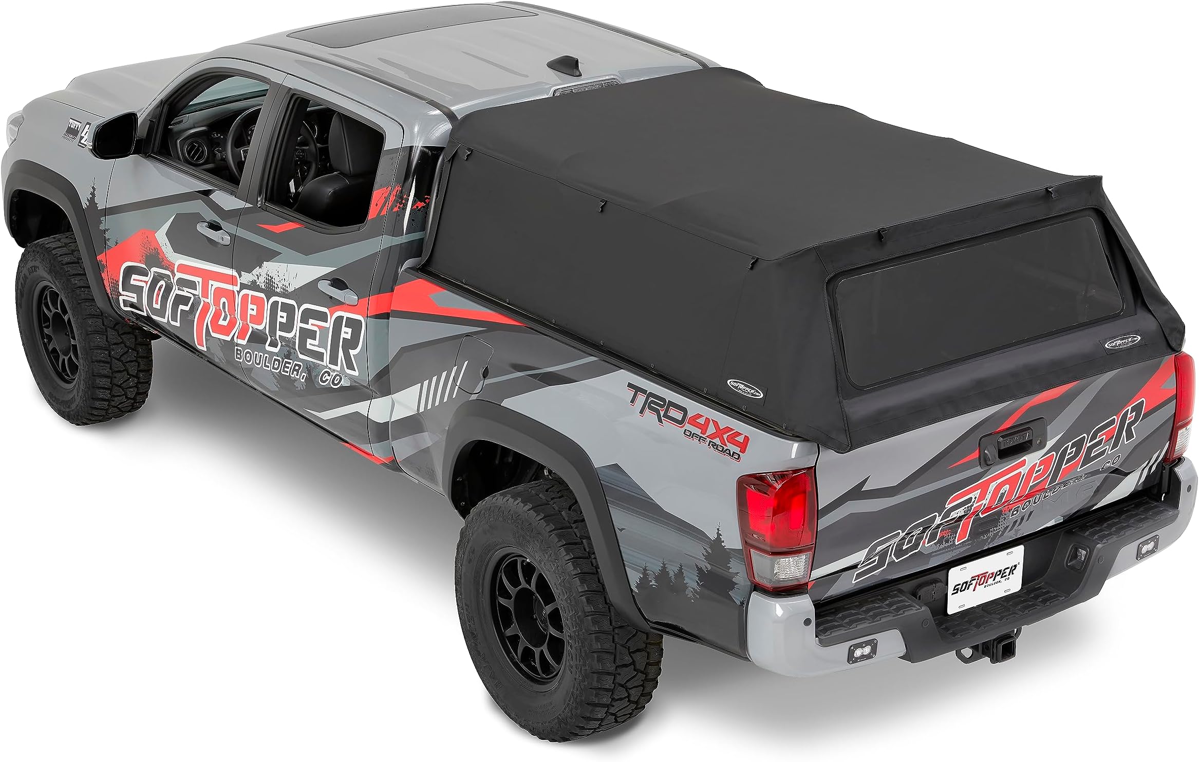 Amazon.com: Softopper Truck Top, Model TC74O-BSU, Black for Gen 3 Long ...