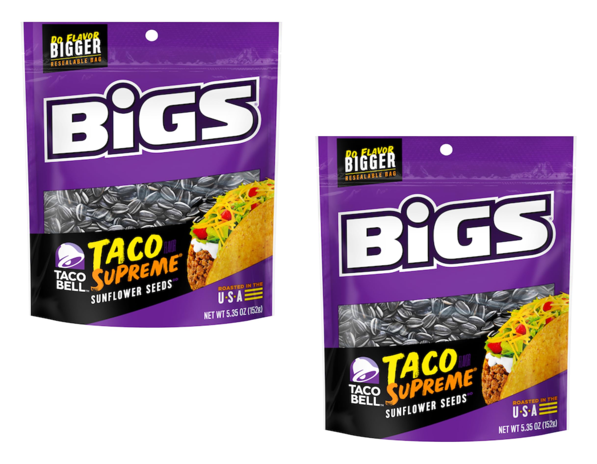 Amazon.com : Taco Bell Flavored Sunflower Seeds - Taco Supreme - Pack ...