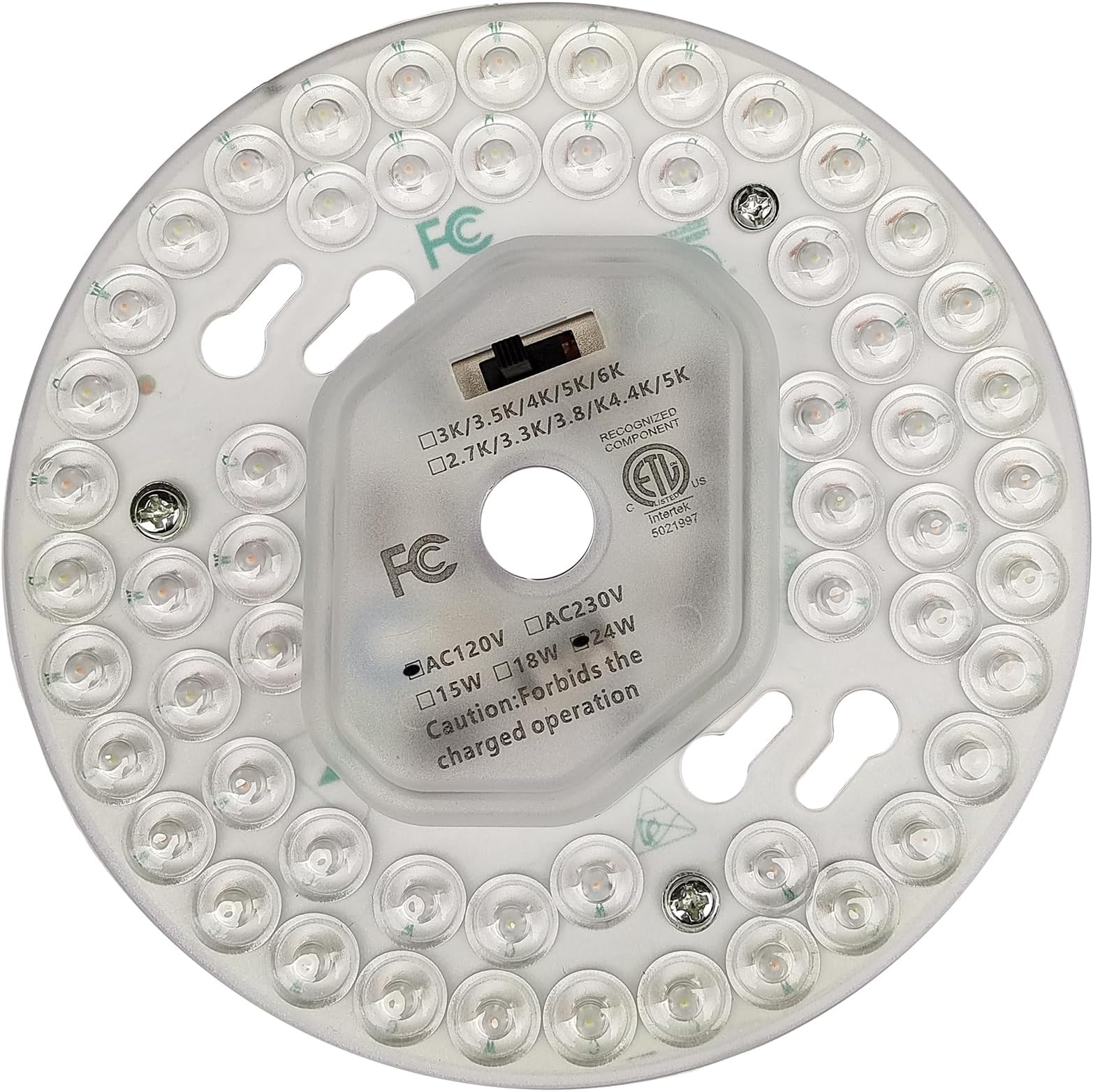 OLYMSTAR 24W 6.3" Close to Ceiling Light Fixture, LED Ceiling Fan Light ...