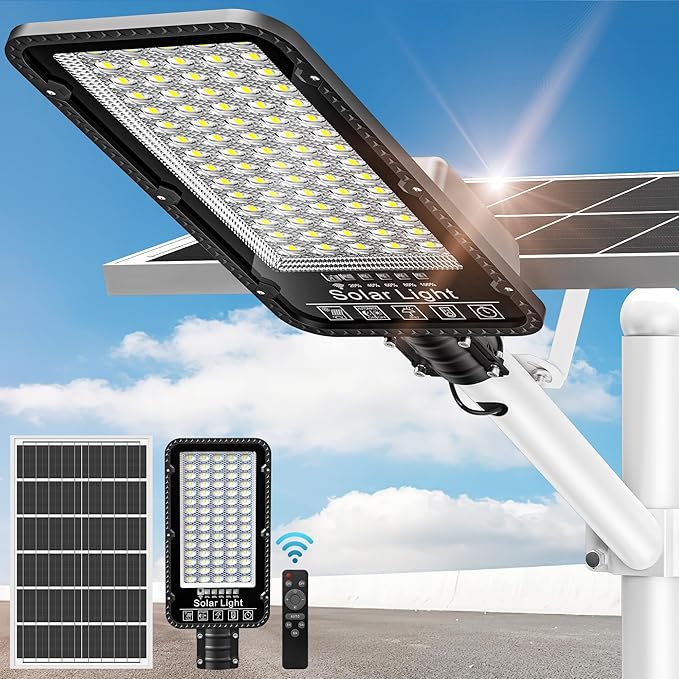 OKPRO 12000W Split-Type Solar Street Light Outdoor – High-Brightness ...