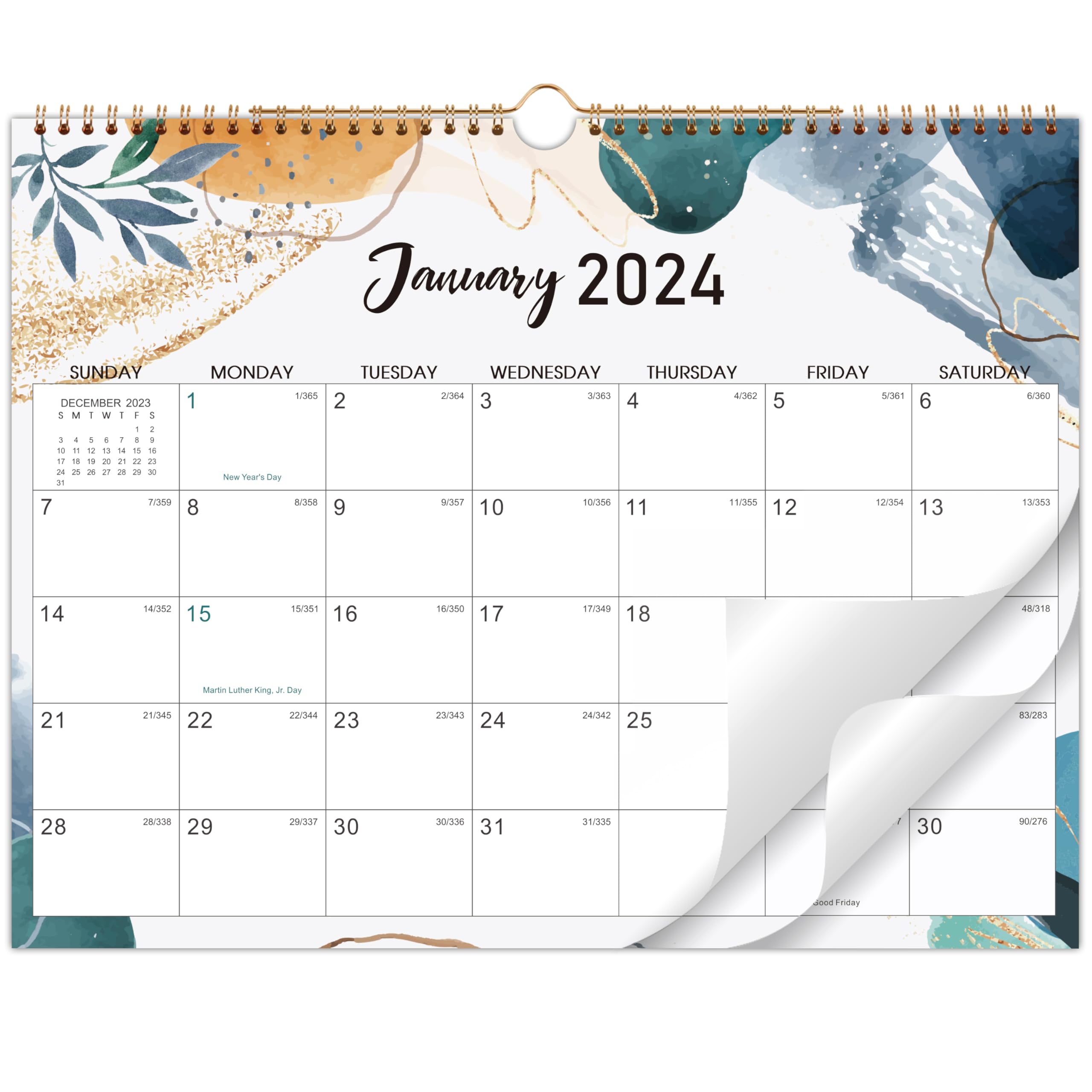 Snapklik.com : 2024 Calendar - Wall Calendar 2024, July 2023 To ...
