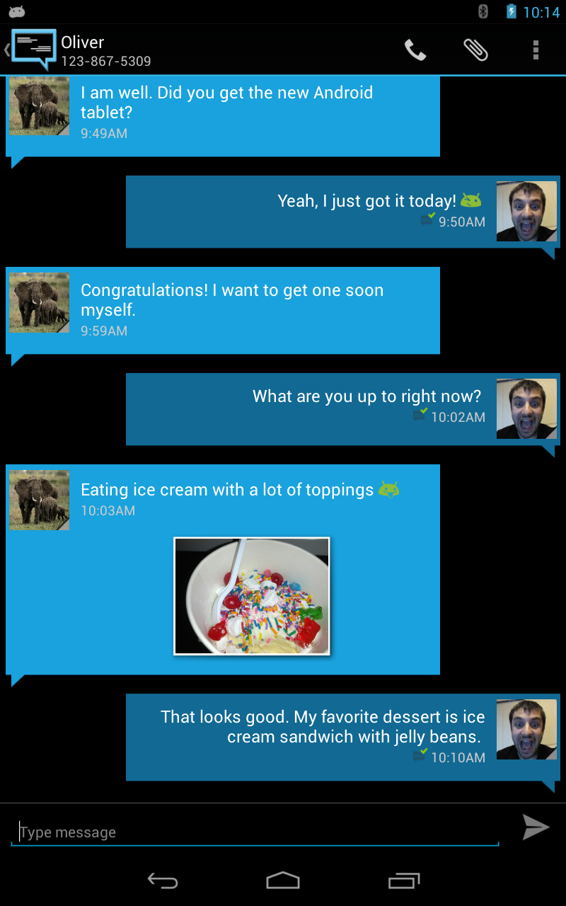 SimpleBlue Theme - Tablet Talk - App on Amazon Appstore