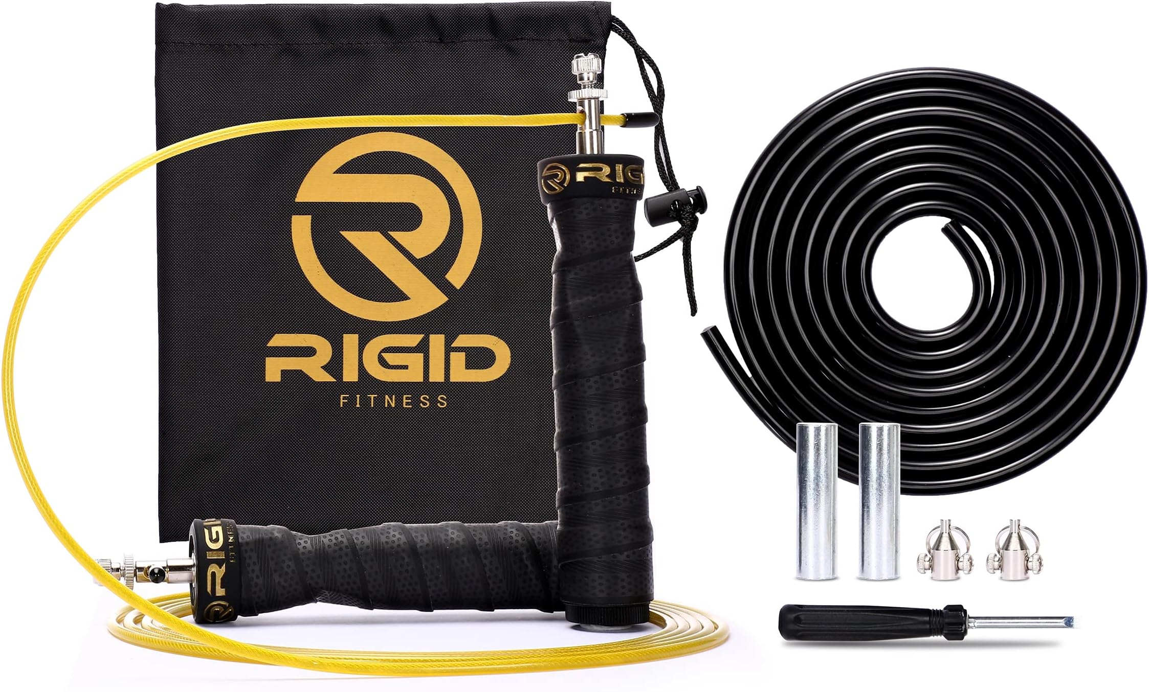 Rigid Fitness Jump Rope for Gym and Outdoor Activities - Adjustable ...