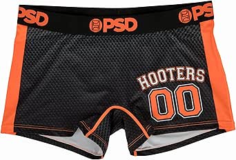 PSD Women's Hooters Gameday Boy Shorts, Black, M at Amazon Women’s ...