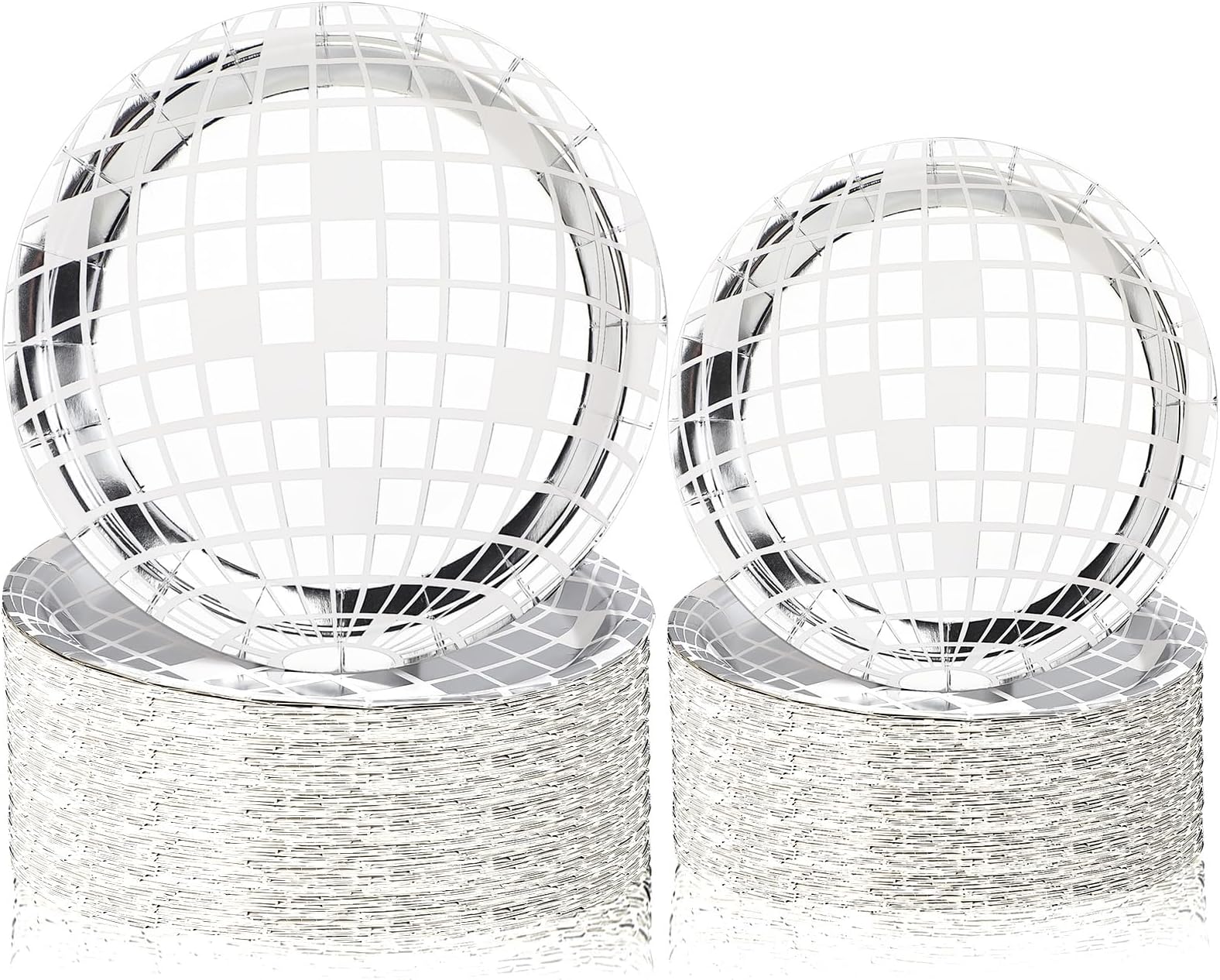 Amazon.com: xo, Fetti Disco Ball Paper Plates - 25 pk, 9 ...