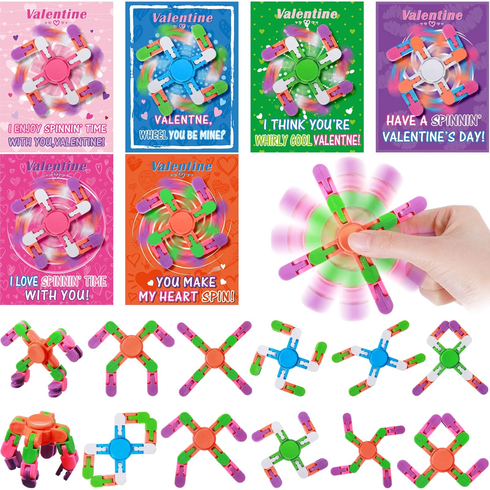 Snapklik.com : Zhanmai 36 Pack Valentines Day Card Gifts Valentines ...