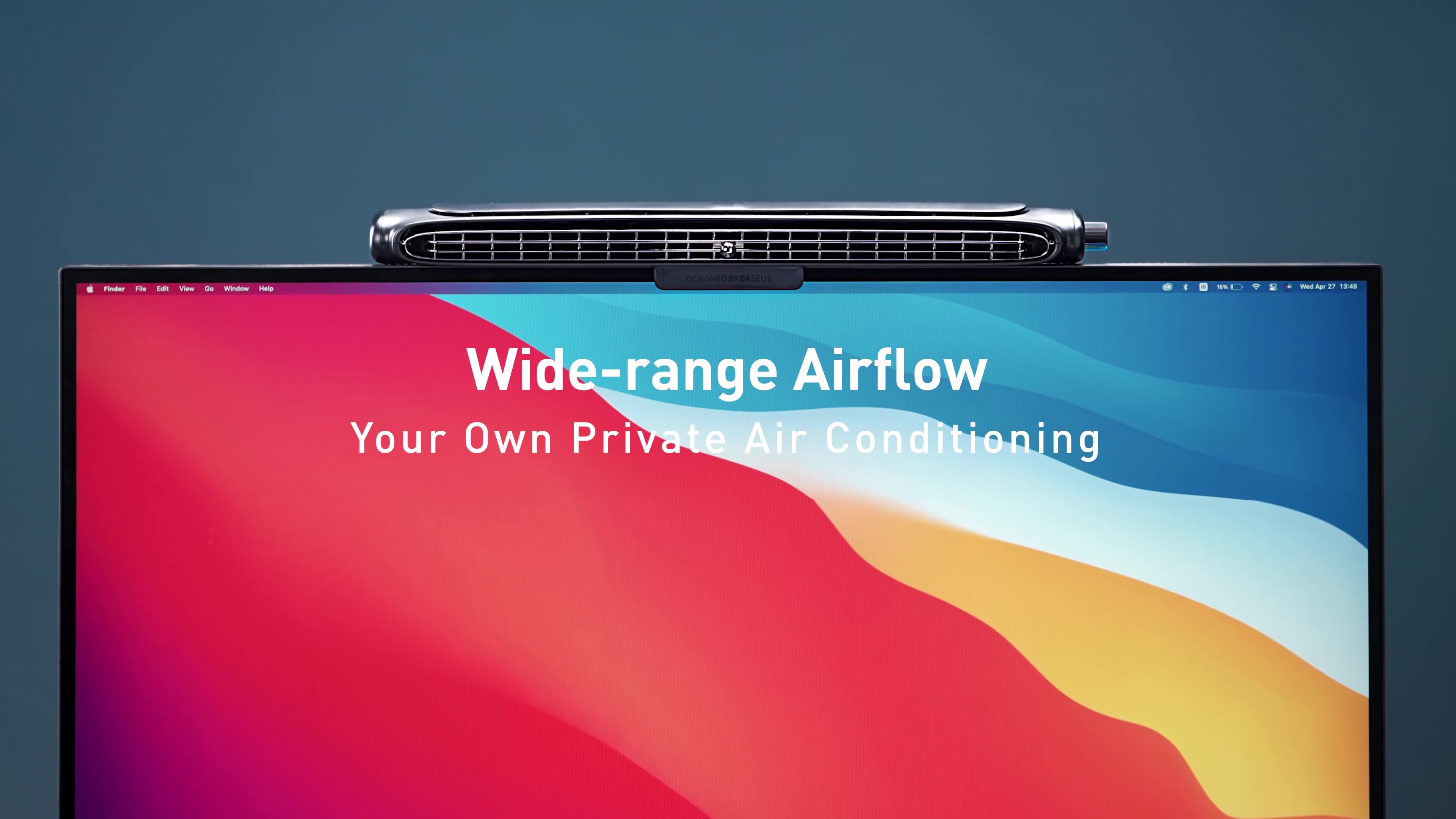 Watch Baseus 2-in-1 Desk Fan Monitor Clip on & Stand up - black on ...