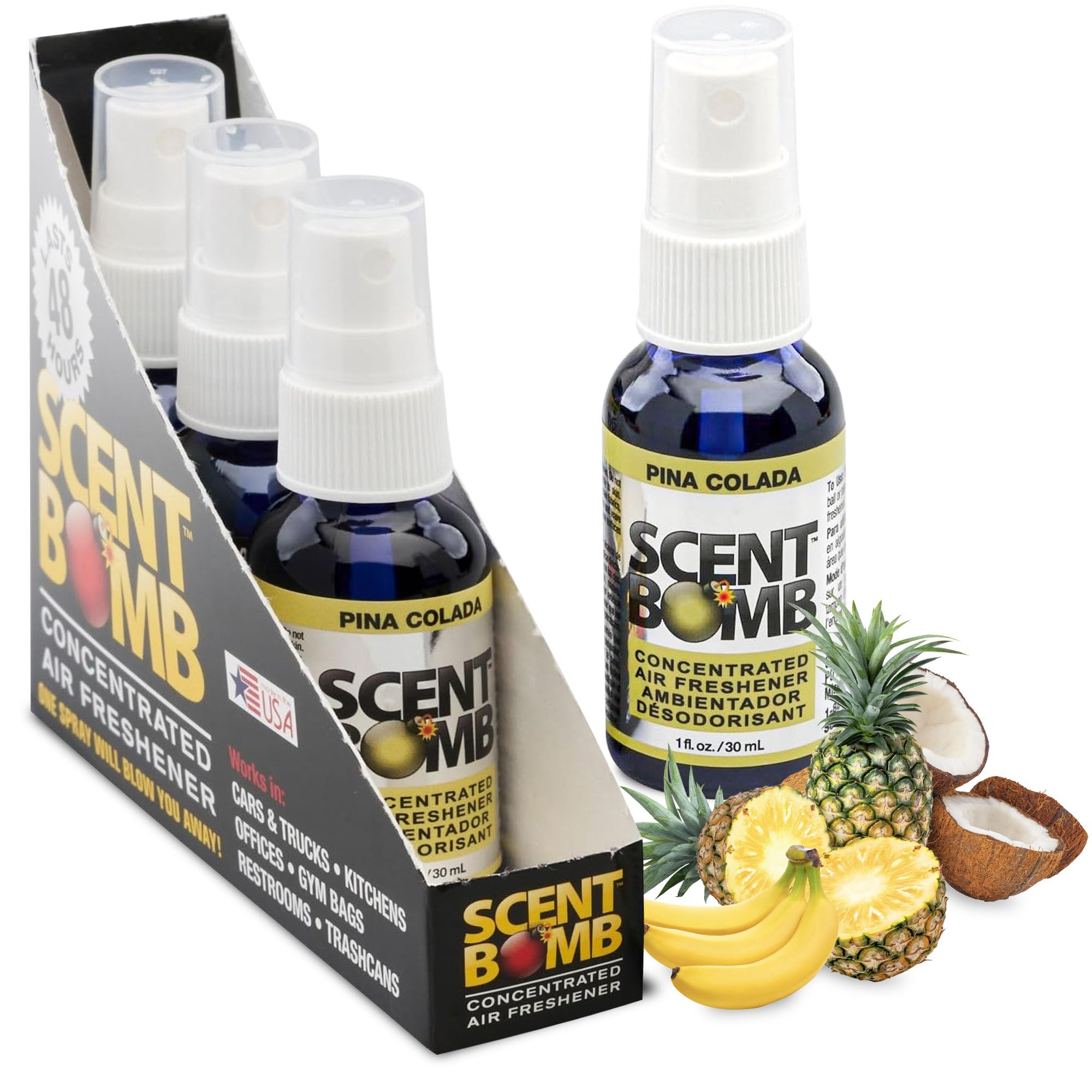 Amazon.com: Scent Bomb Air Freshener Spray, Long-Lasting Odor ...