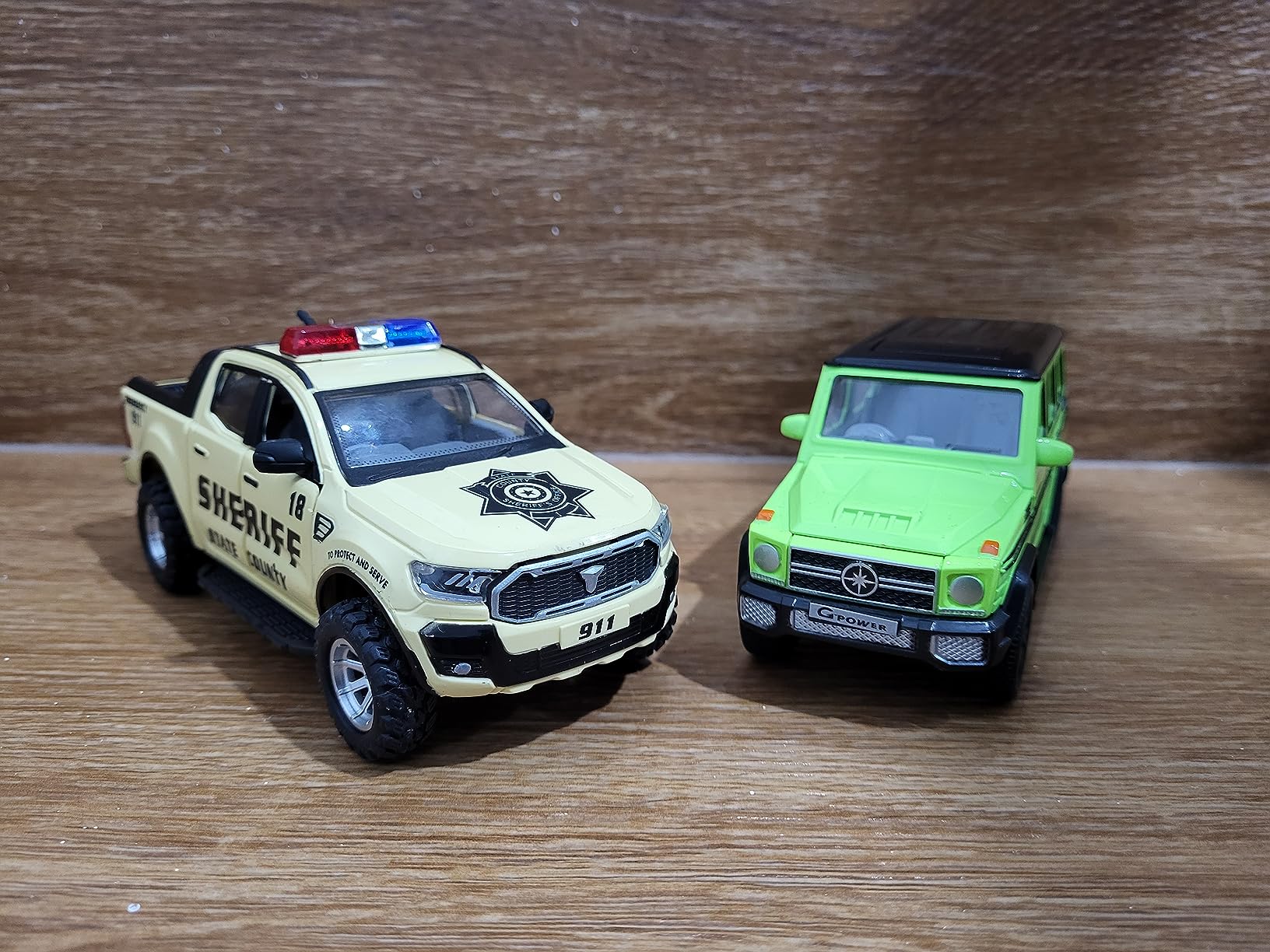 ZIPSTER Trailblaster Police Sheriff Emergency Truck Toy - 4x4 Off-Road ...