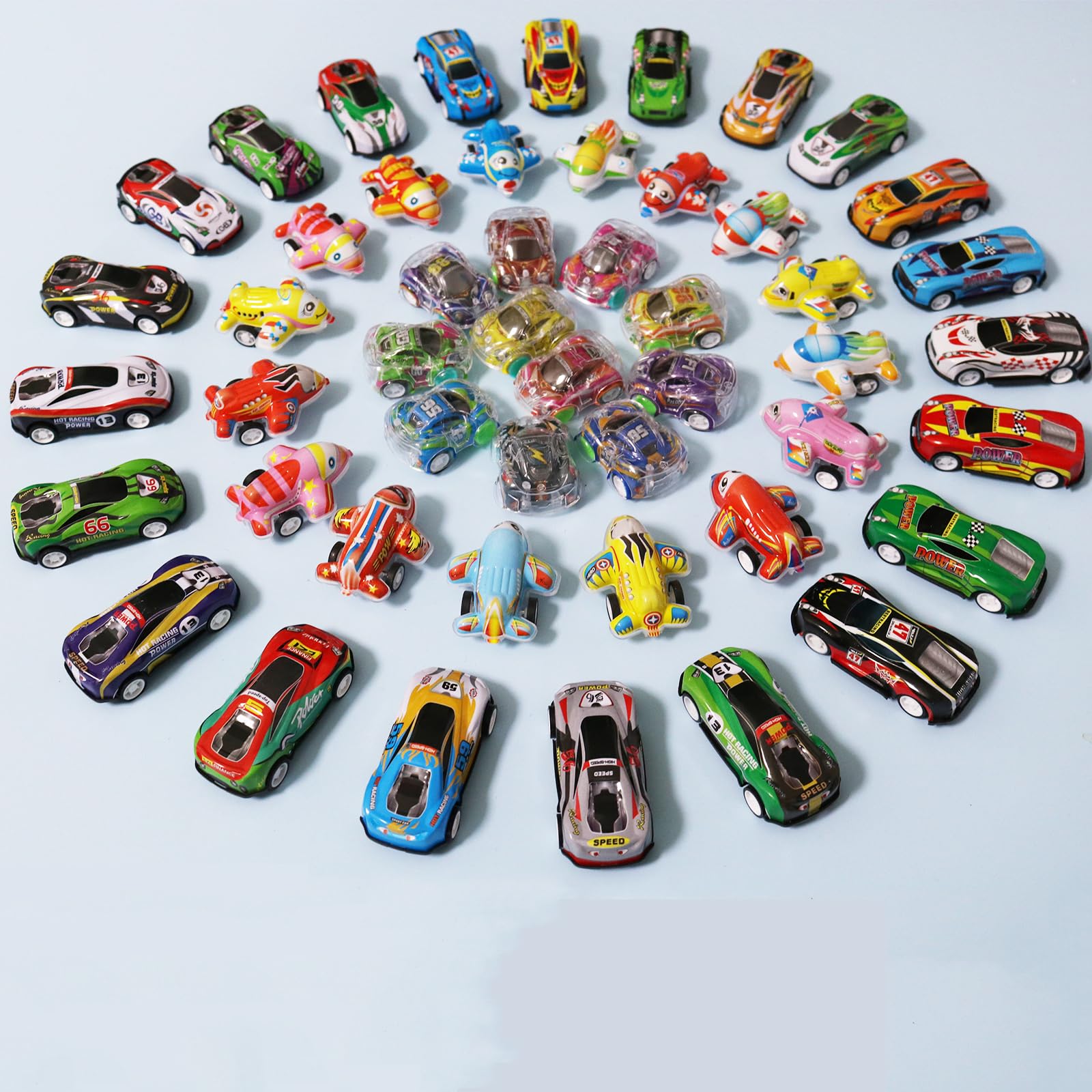 Amazon.com: APZ 66 Pcs Mini Pull Back Cars,Toy Cars Party Favors for ...