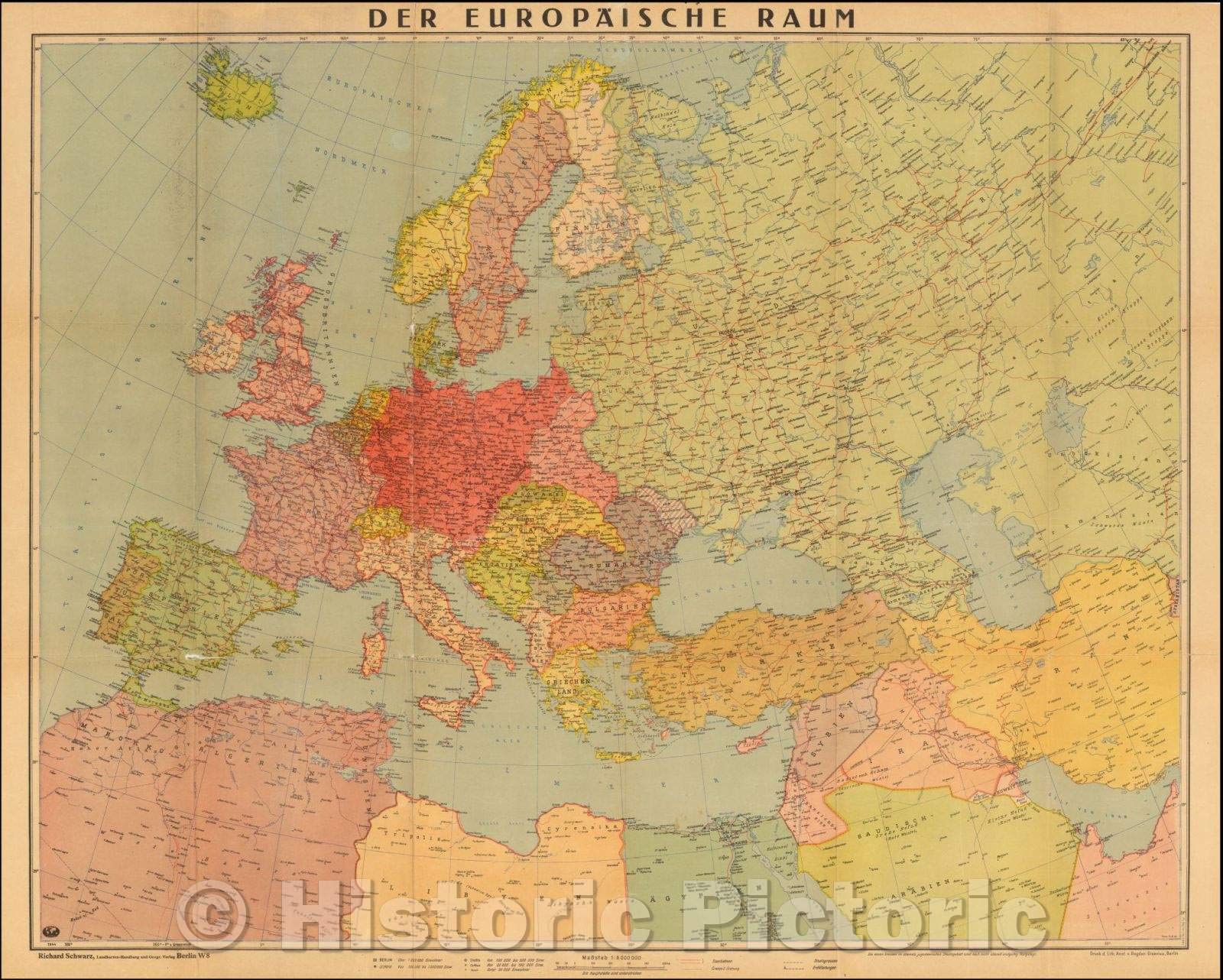 Germany Expansion Map A New Map Of The German Empire Curtis Wright