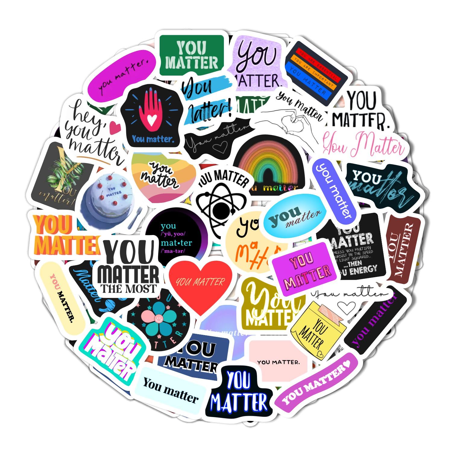 Amazon.com: You Matter Stickers for Water Bottle and Laptop ...