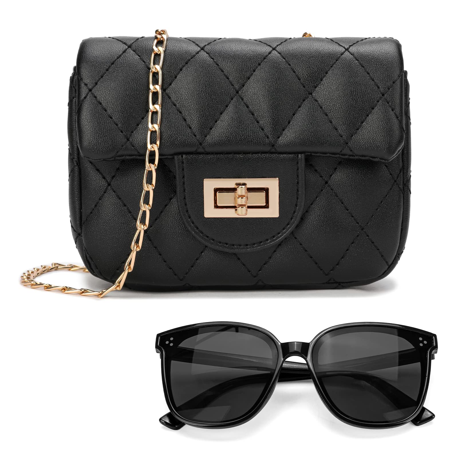 Amazon.com: Suerico Kids Purse for Little Girls,Toddler Shoulder Bag ...