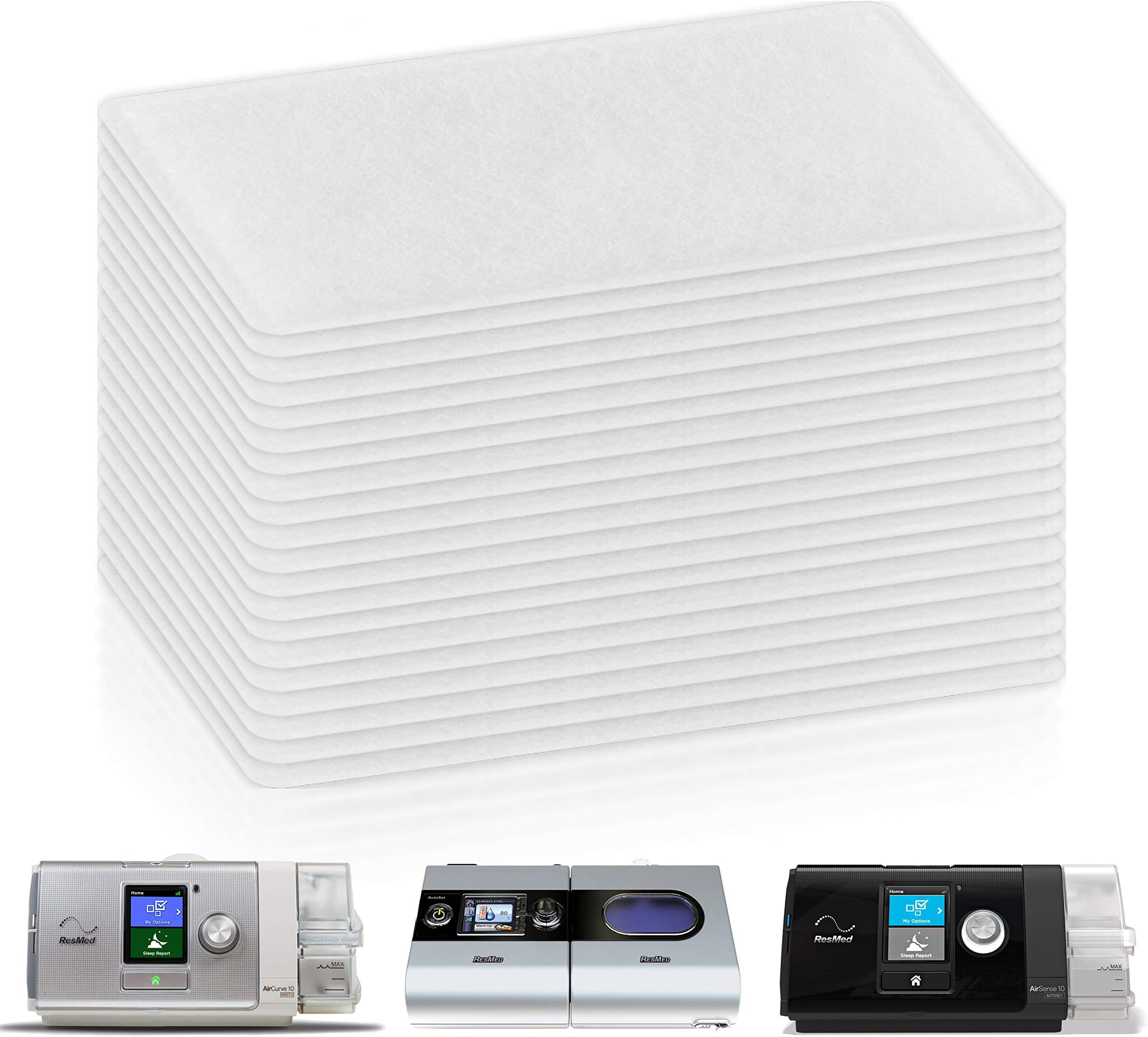 Amazon.com: CPAP Filters Fine 20 PCS Disposable CPAP Filters Universal ...