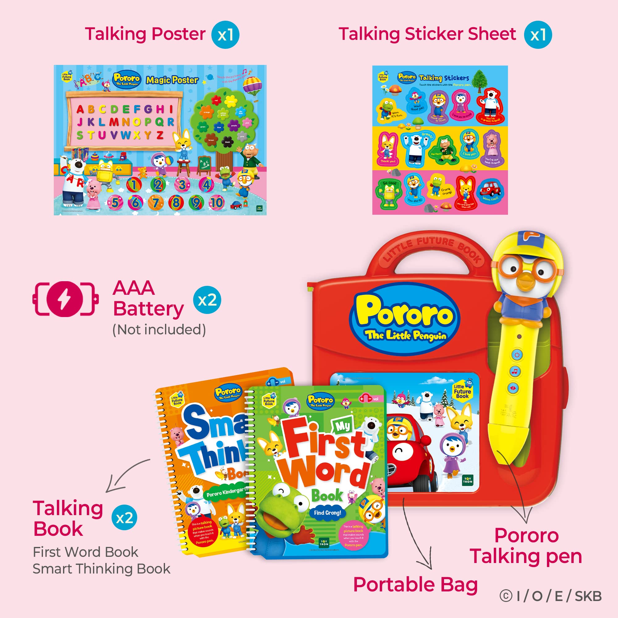 Pororo The Little Penguin Interactive Toys Toddlers Gifts Preschool ...