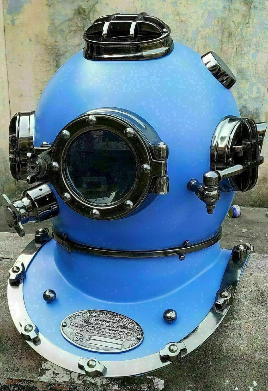 Amazon.com: NAUTICAL WAREHOUSE US Navy Mark V Diving Helmet Scuba ...