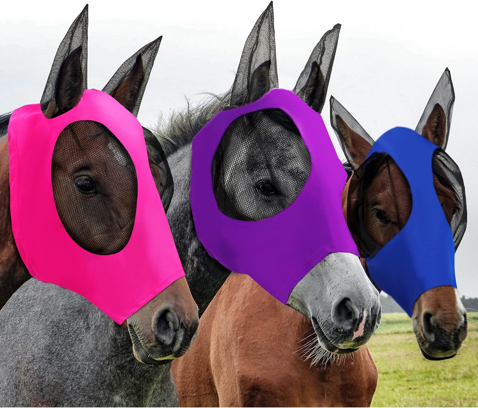 Amazon.com: Professional's Choice Comfort Fit Lycra Horse Equine Fly ...