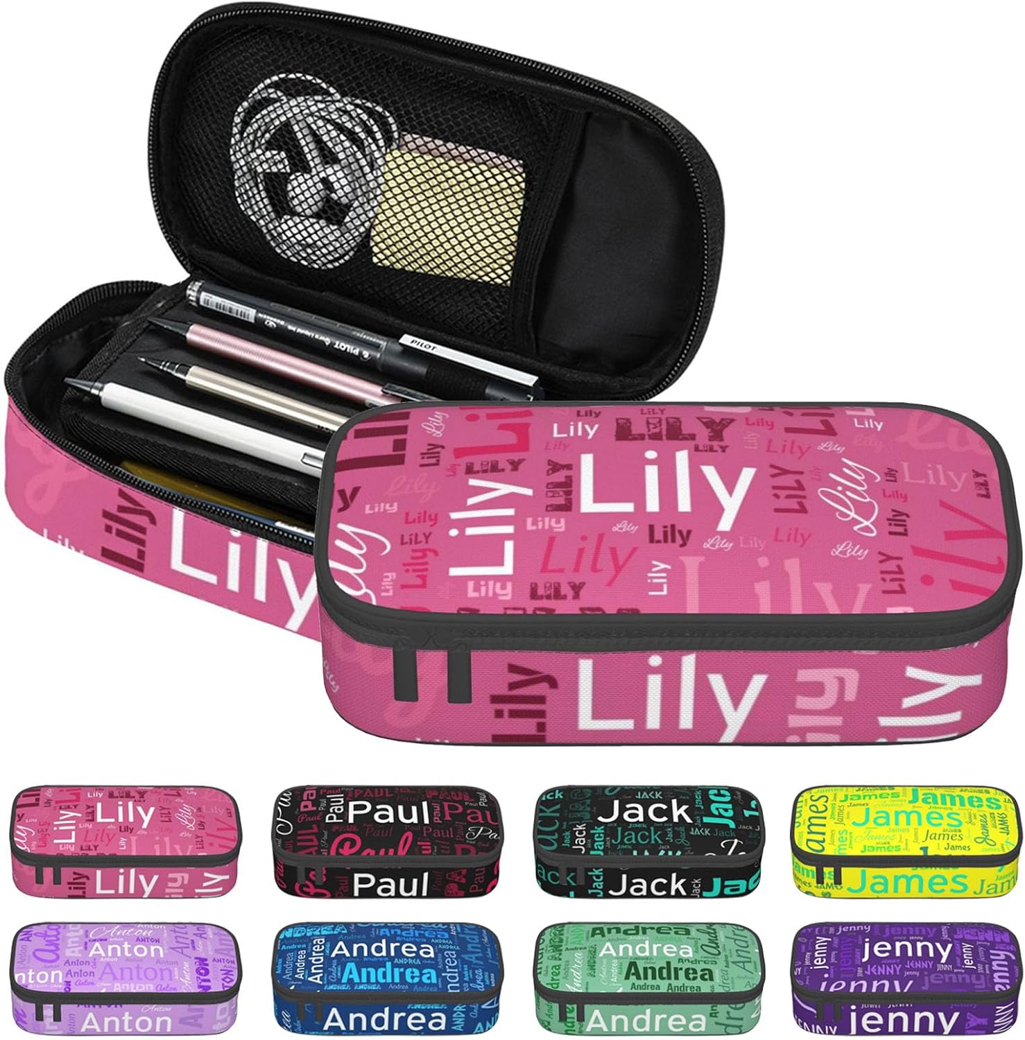 Custom Pencil Case Pouch with Name-Personalized Pencil Case with Name ...