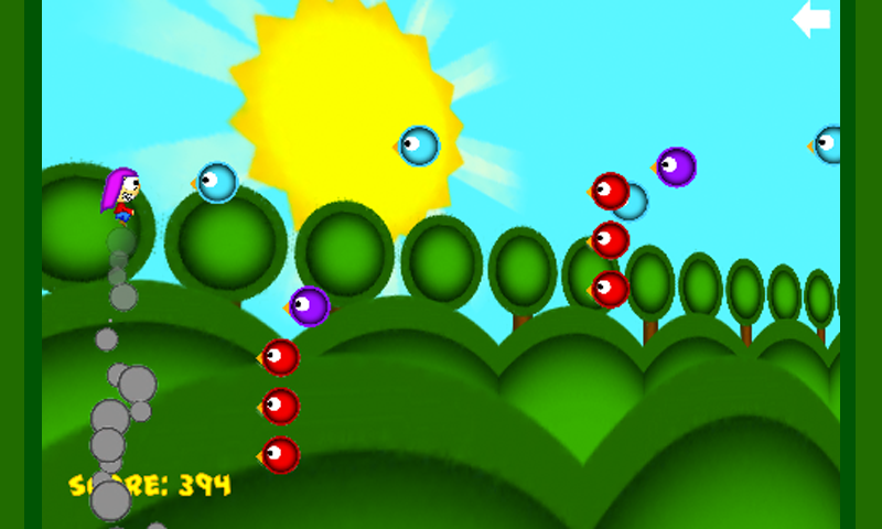 Jetpack Girl Fart : Alice Vs Birds - by Panda Tap Games - Application ...
