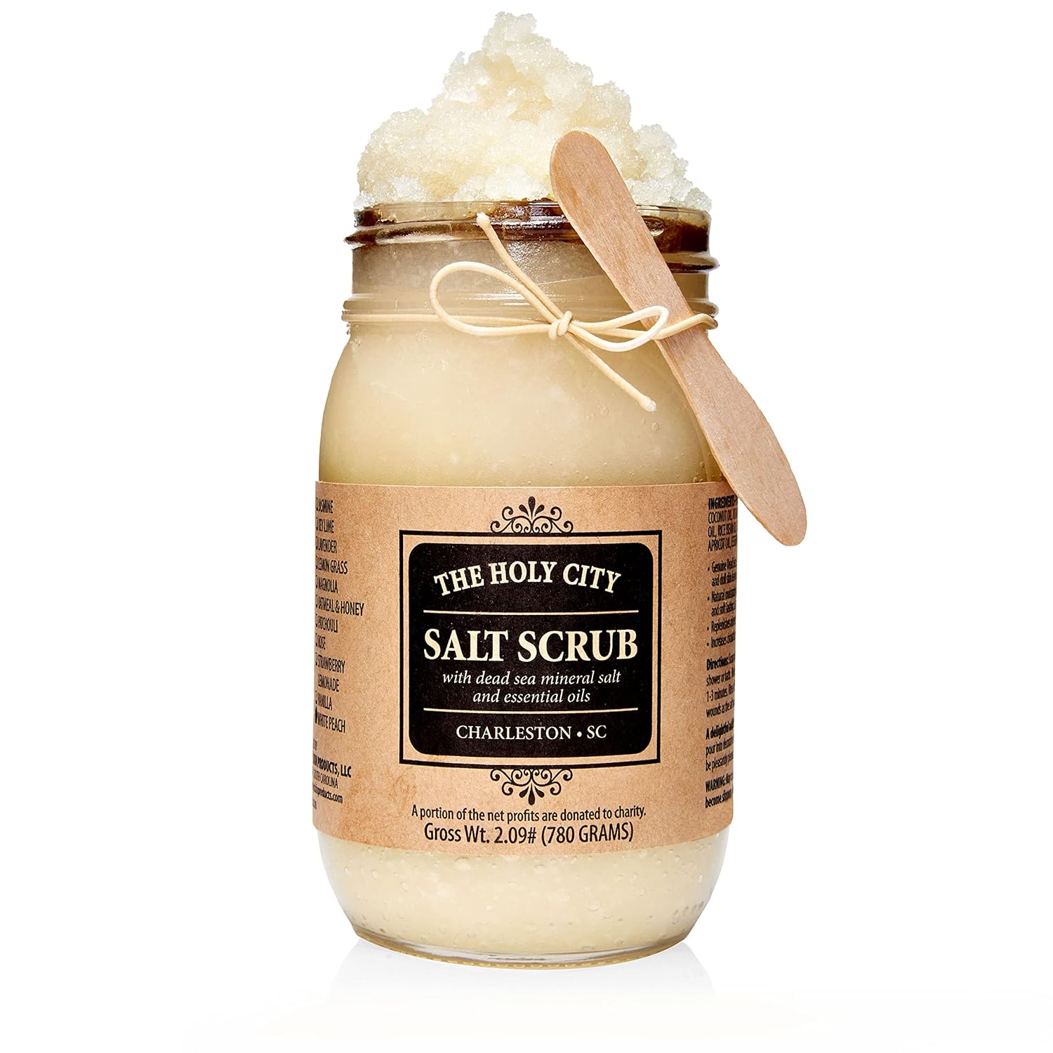 Amazon.com : Exfoliating Body Scrub - Pure Dead Sea Salt Scrub for ...