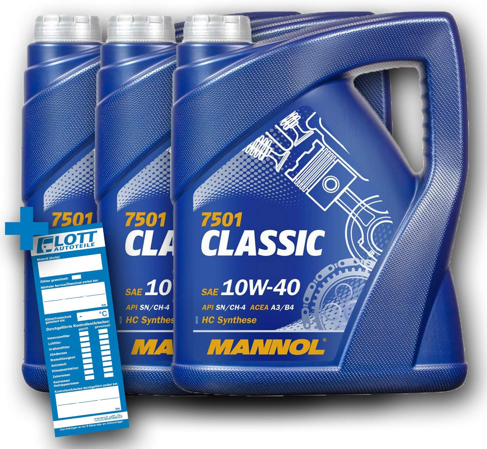 Original MANNOL 1x5 Liter Defender 10W-40 API SL/CF Öl Motoröl MN7507-5 ...