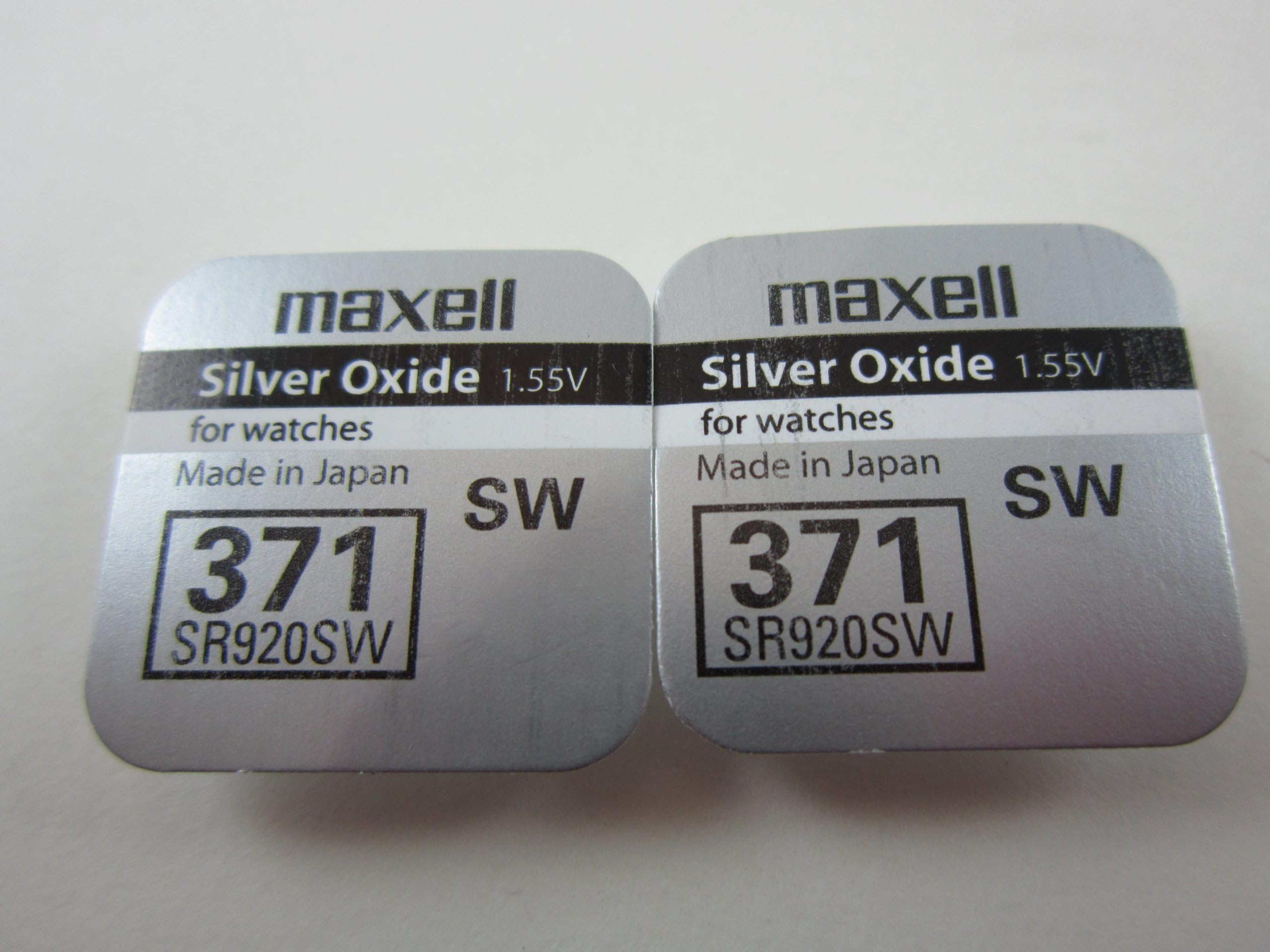5pcs Maxell SR920SW 1.55V Silver Oxide Battery : Amazon.ca: Health ...