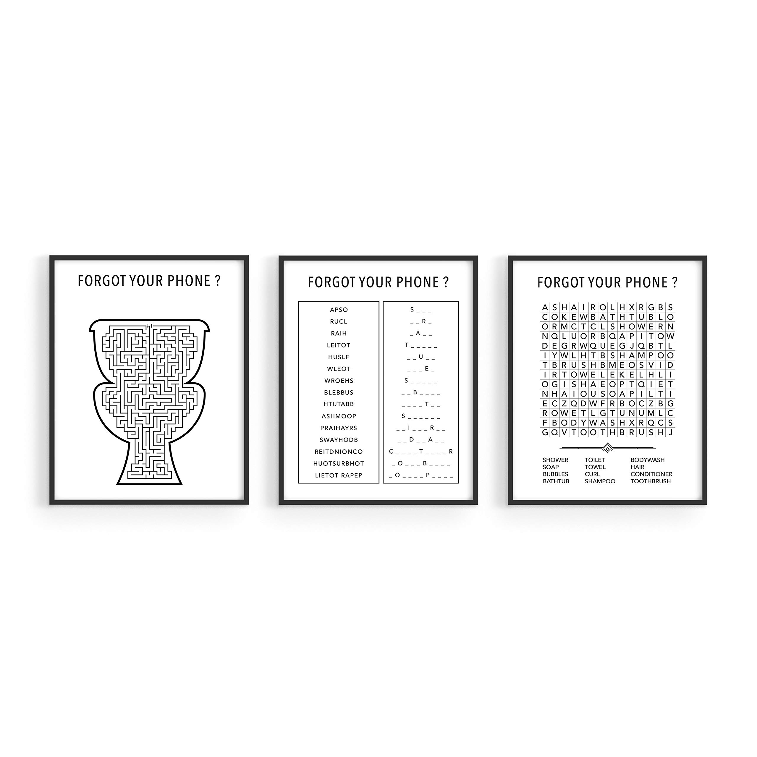 Buy Funny Bathroom Decor Wall Art By Haus And Hues Set Of 3 Funny buy-funny-bathroom-decor-wall-art-by-haus-and-hues-set-of-3-funny