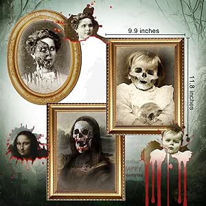 Amazon.com - Tuanse Halloween Decorations Indoor 3D Changing Face ...