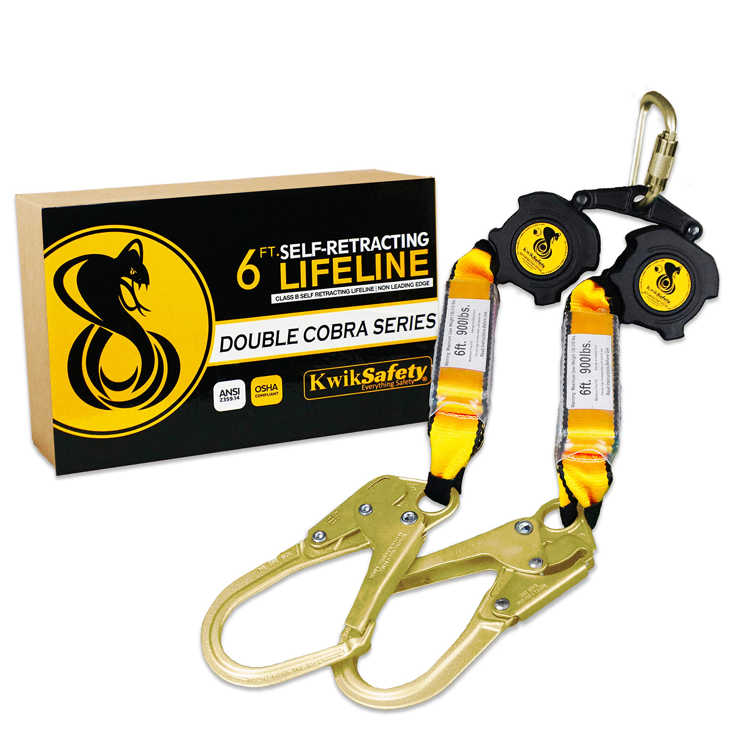 Buy KwikSafety (Charlotte, NC) COBRA 6’ Poly Web (NO TANGLE) Self ...