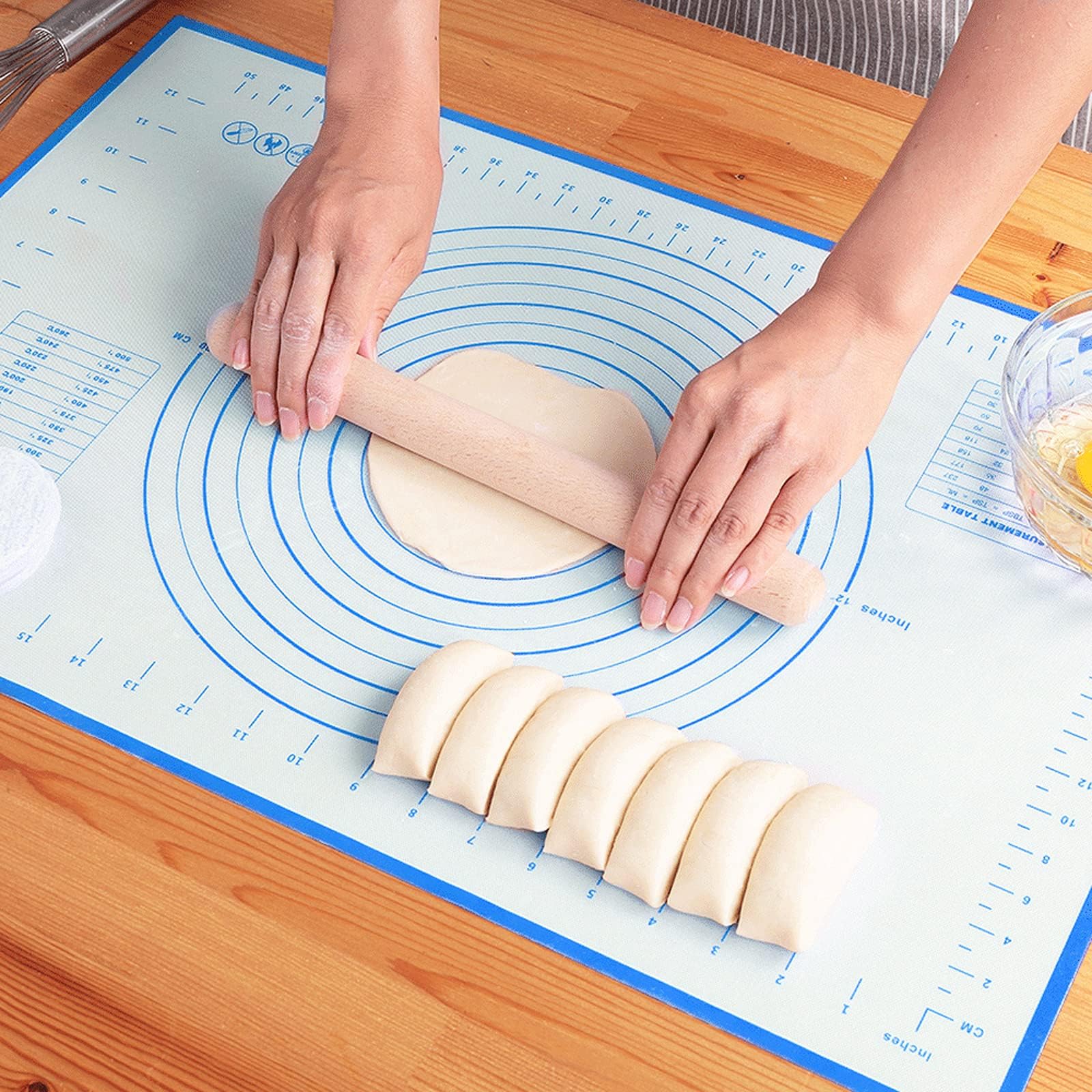 Amazon.com: Silicone Baking Mat for Baking, 16" x 24" Pastry Mat for ...