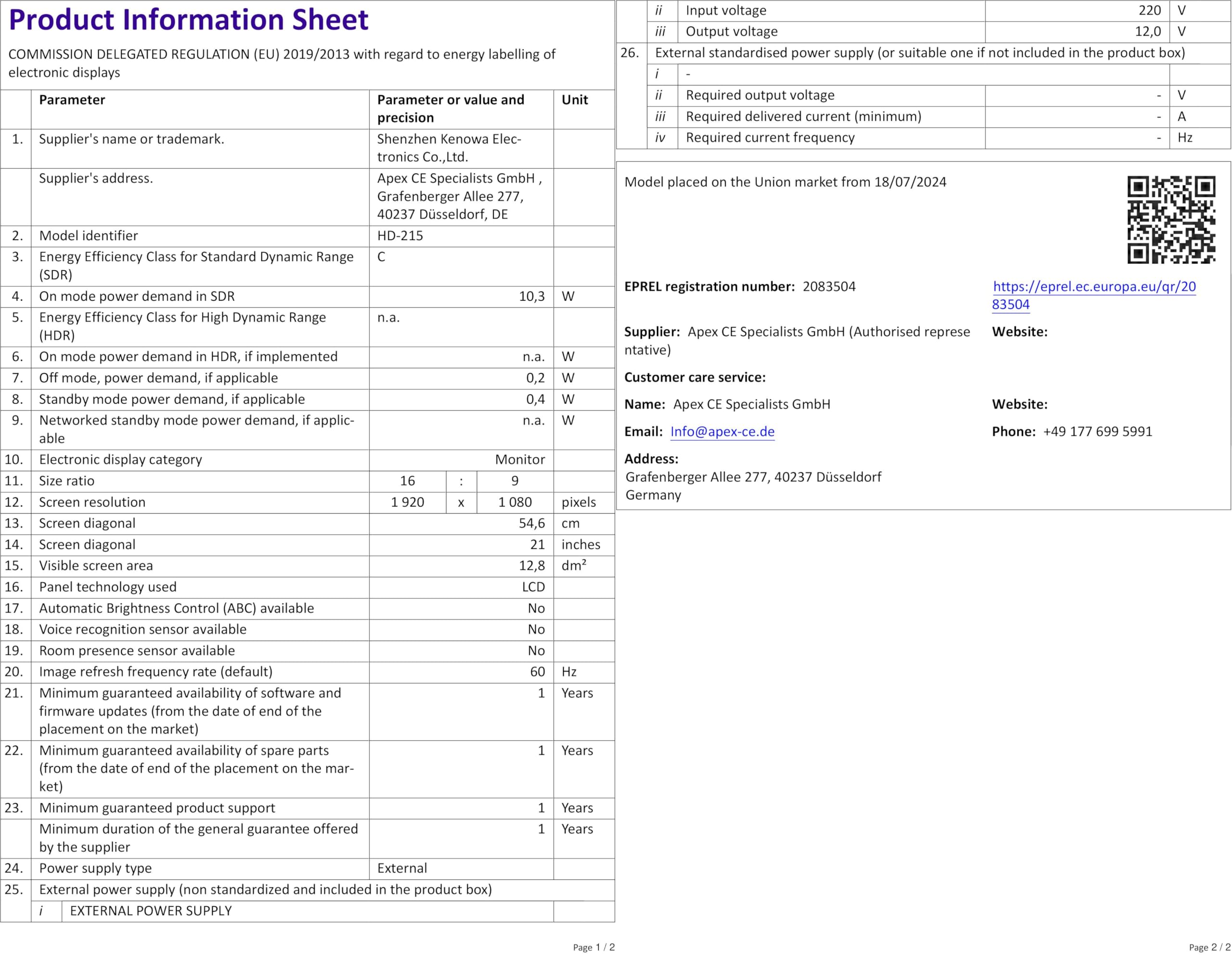 Bnztruk 22 Inch Business Computer Monitor FHD 1080p 75hz Gaming Monitor ...
