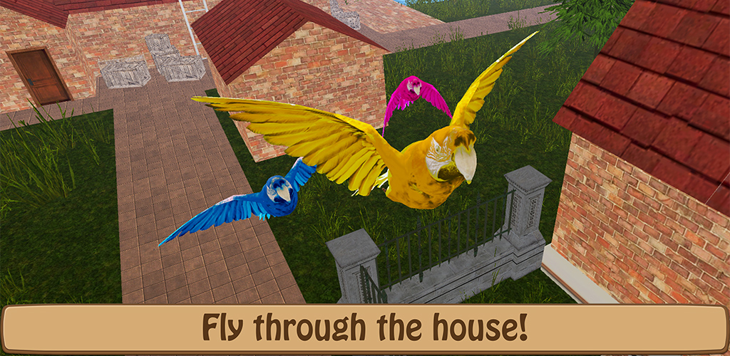 Exotic Home Flying Pet Parrot Life Simulator - Bird Survival - App on ...