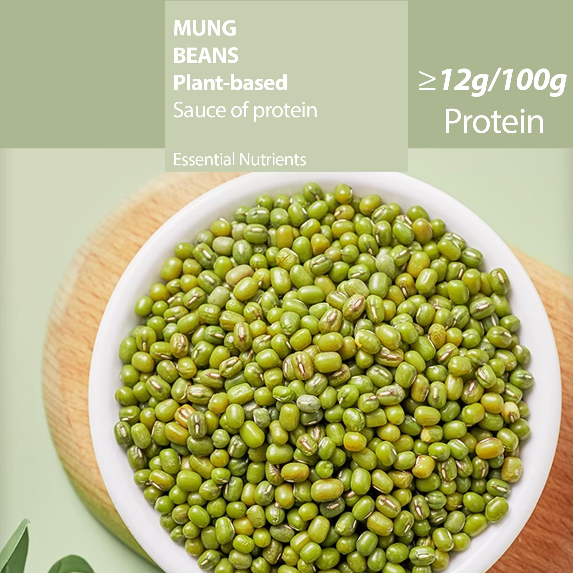 Mung Beans Protein Premium Quality Mung Beans (Green Beans) 1.25KG
