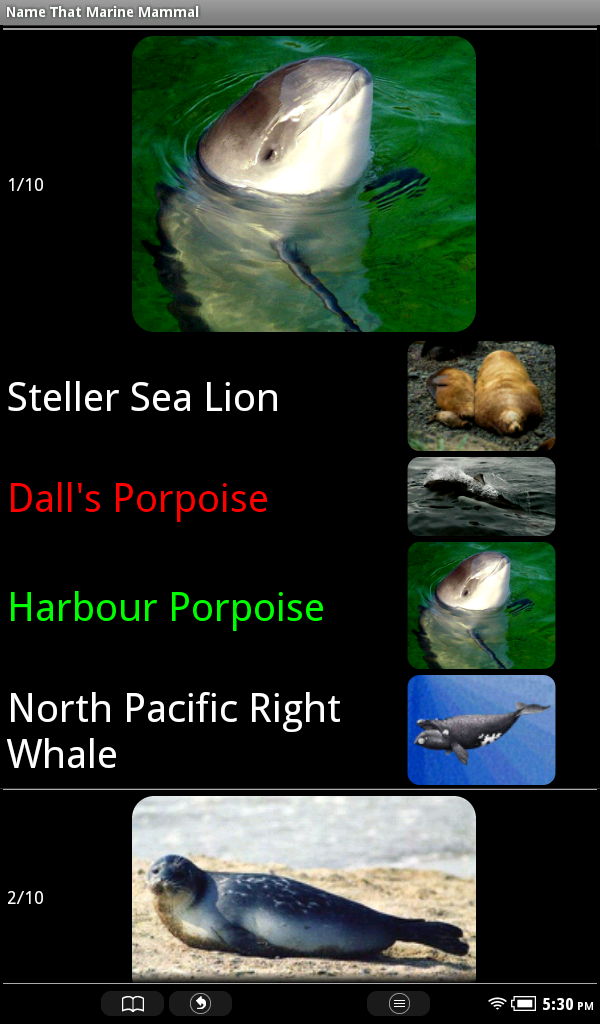 Marine Mammal Species Trivia Quiz - App on Amazon Appstore