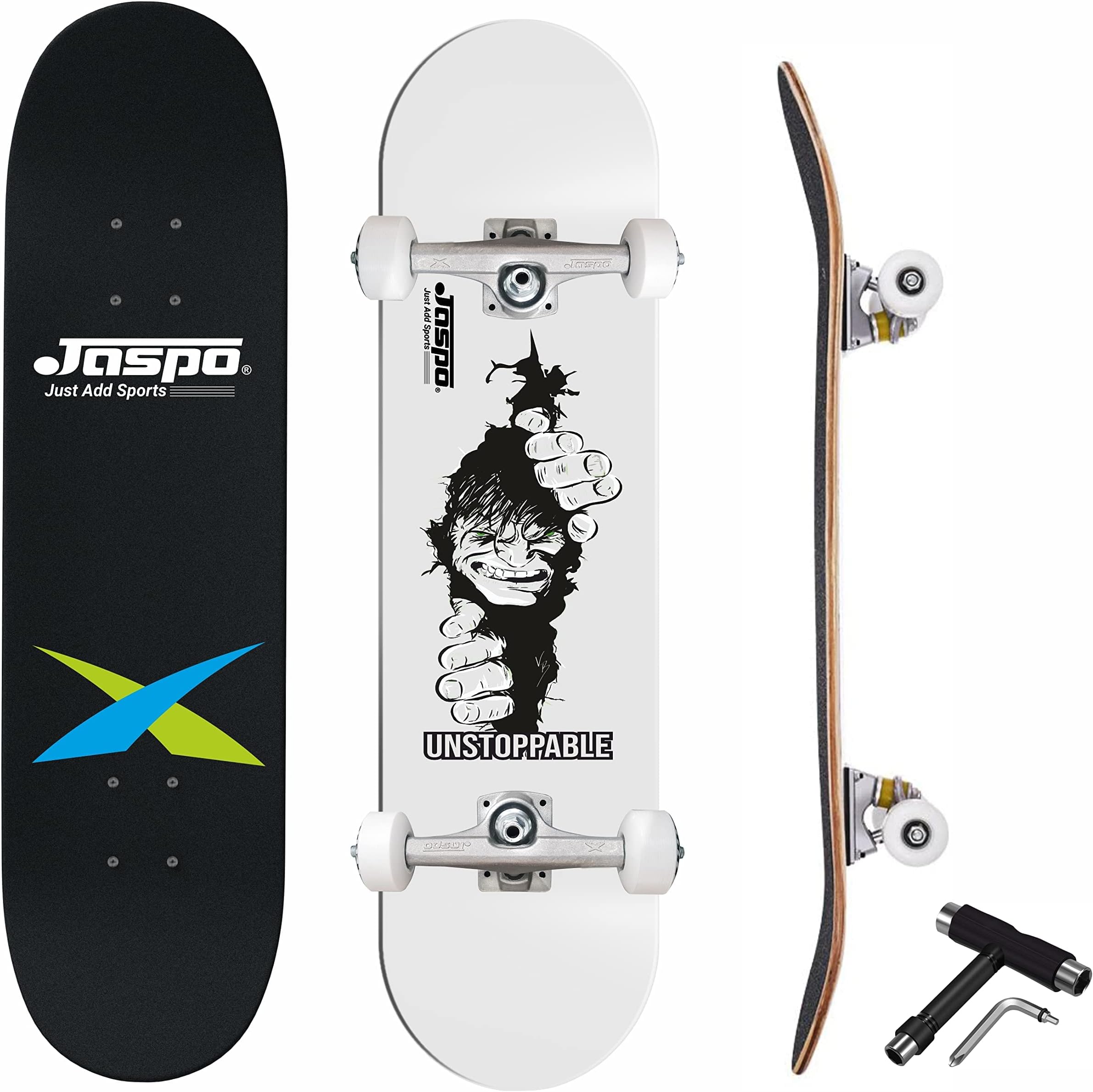 WHOME Pro Skateboard Complete for Adult Youth Kid and Beginner - 31 ...