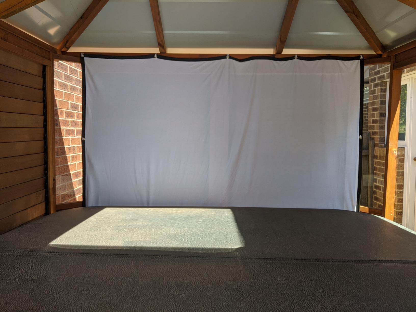 UTSLIVE 120 Inches 16:9 Simple Projector Screen Polyester Portable ...