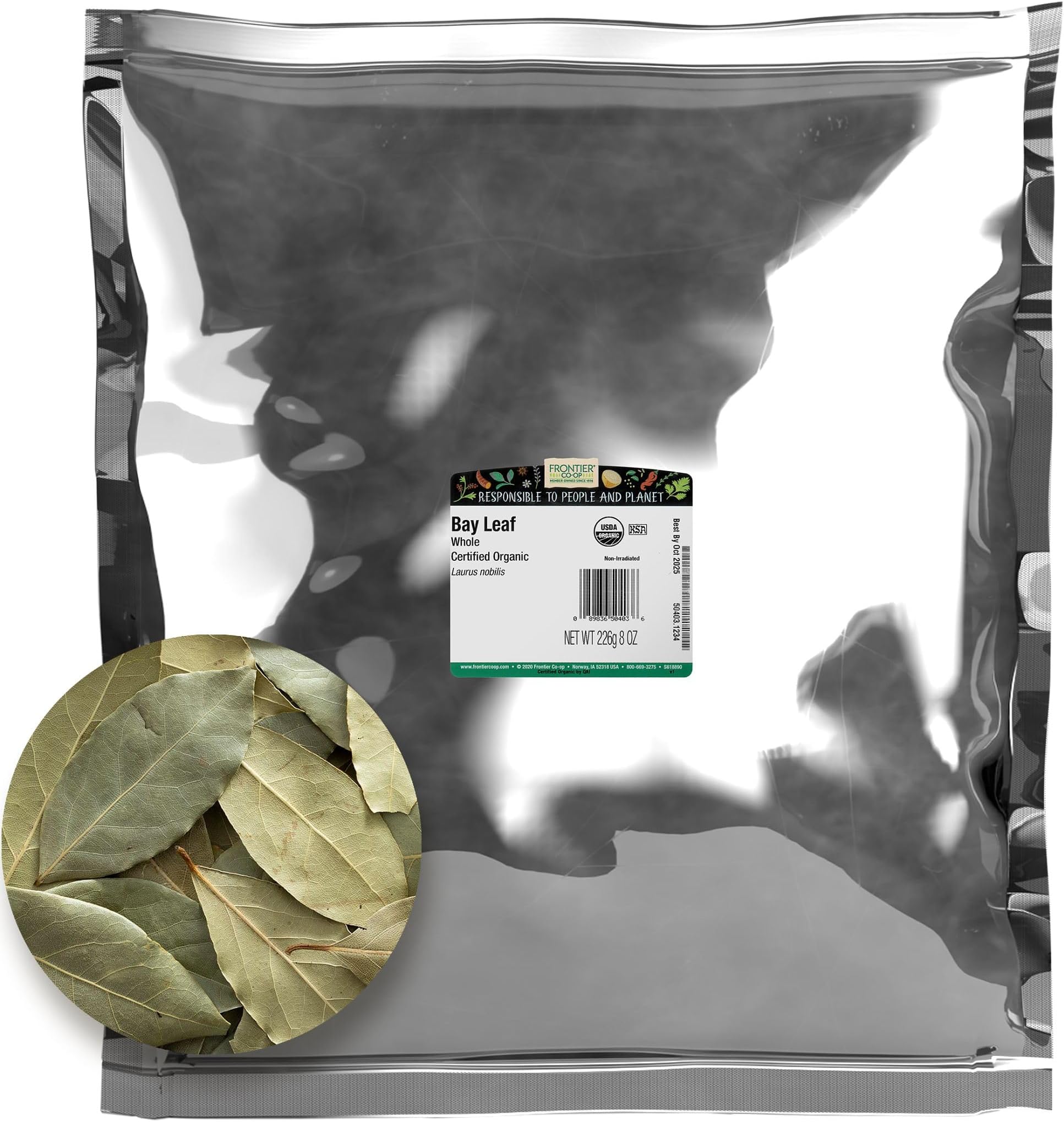 Amazon.com : Frontier Bulk Bay Leaf Whole, Organic, 8 Ounce : Grocery ...