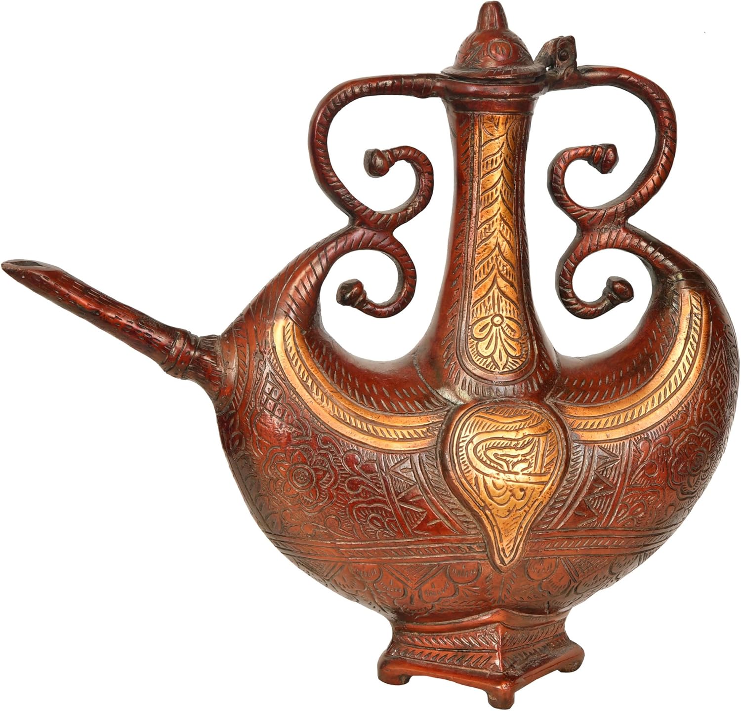 Amazon.com: Decorated Islamic Surahi - Brass Statue : Home & Kitchen