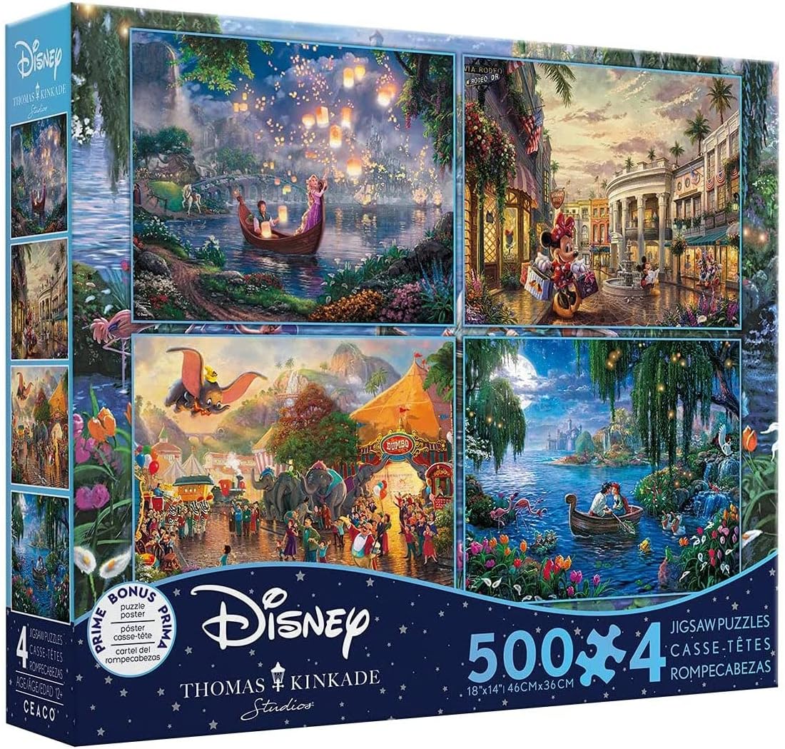 Ceaco - Thomas Kinkade - Disney - Mickey & Minnie in London - 1000 ...